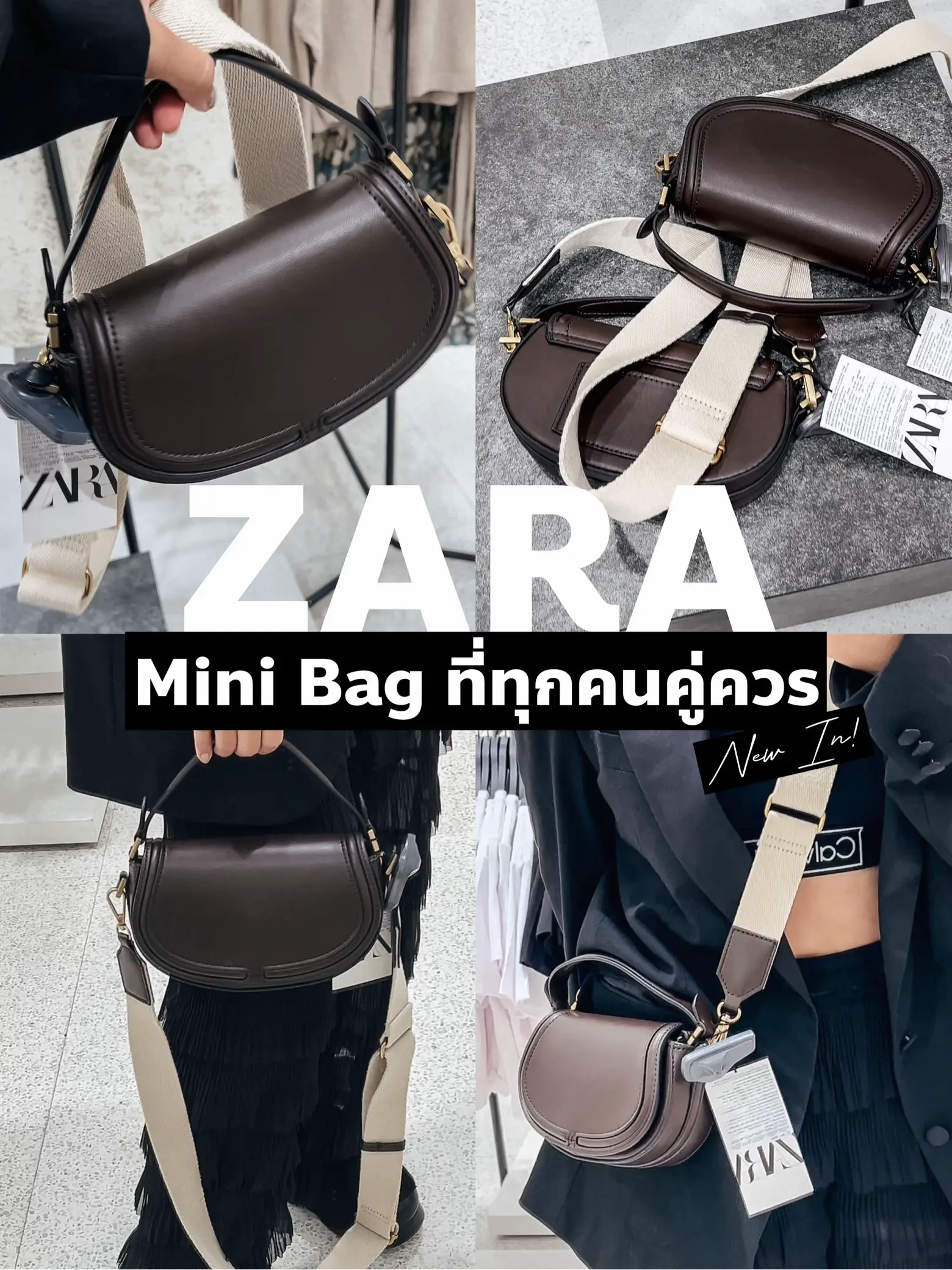 ZARA Mini Bag ทรงสวยแมทช์ลุคง่าย! | วิดีโอที่เผยแพร่โดย MODTRIMOSA | Lemon8