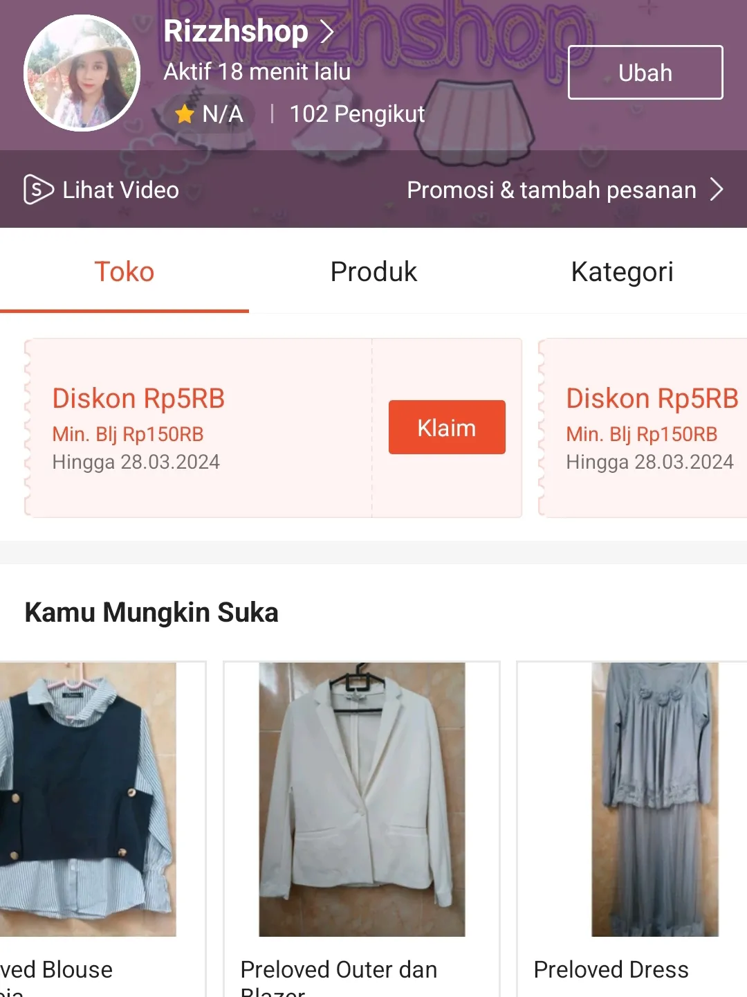 Hunting Preloved mulai dari 10k!!! | Galeri diposting oleh my lil' story | Lemon8