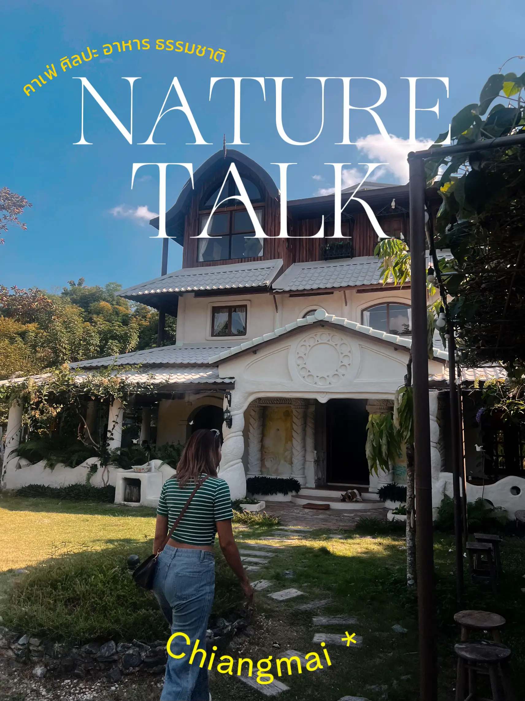 เกือบจะไม่แวะแล้ว😅 NATURE TALK คาเฟ่เชียงใหม่ | แกลเลอรีที่โพสต์โดย 𝑺𝒌𝒚 ♡︎シ | Lemon8