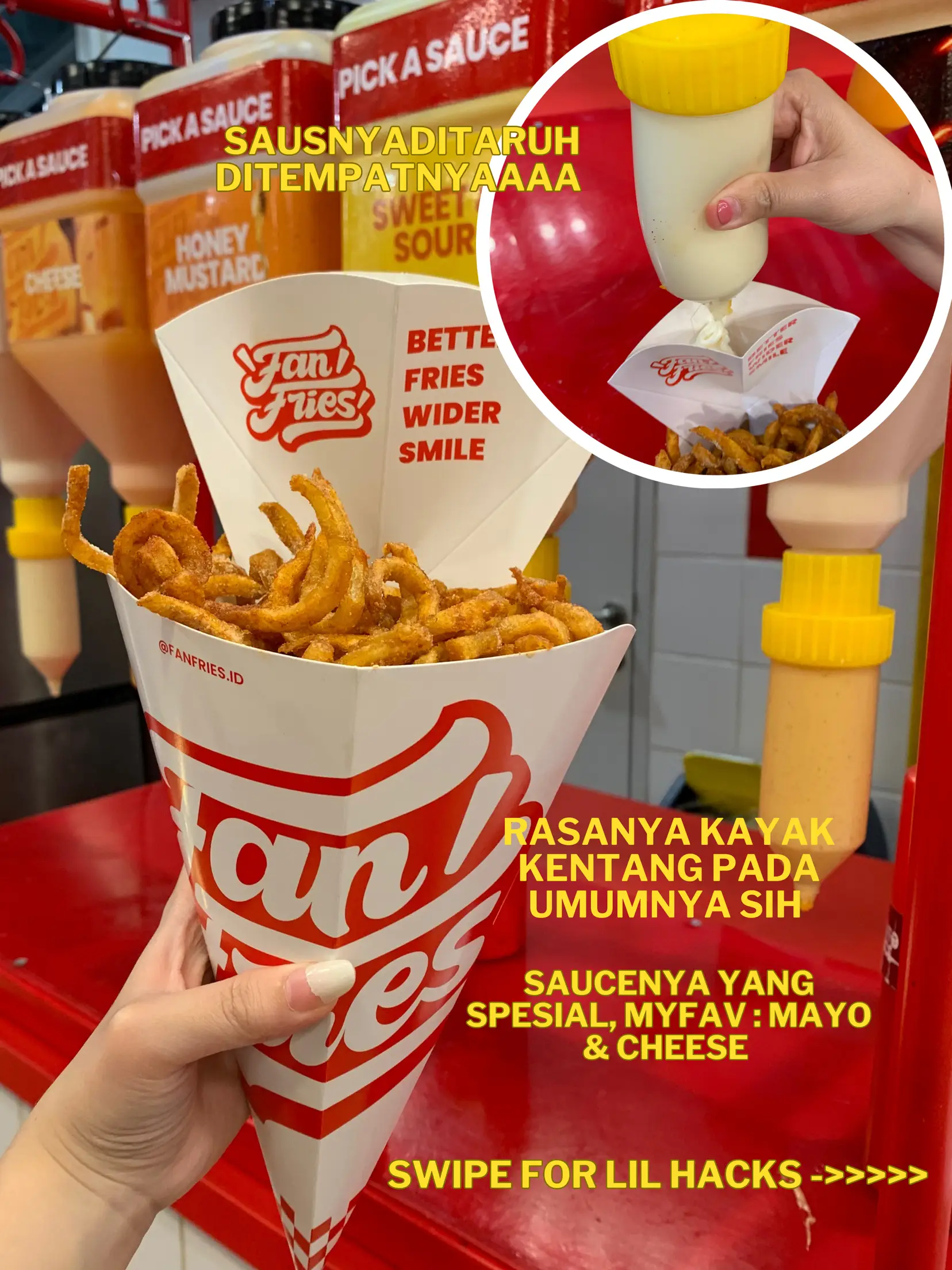 FAN FRIES : SWIPE FOR LIL HACKS! 🍋🍟 | Galeri diposting oleh Must Feast ...