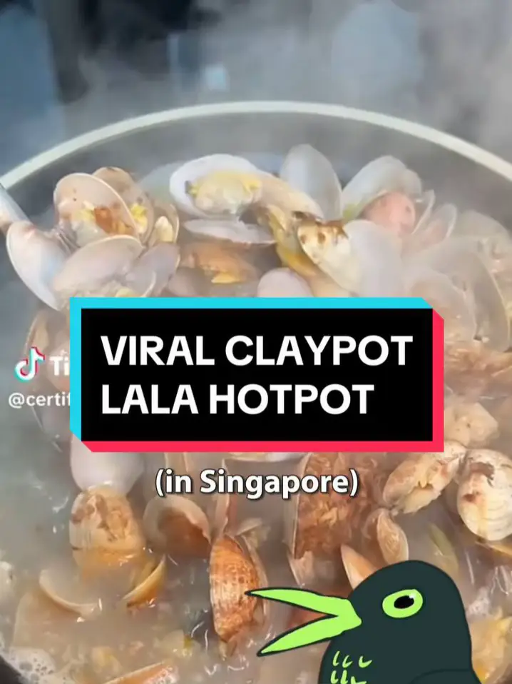 SINGAPORE'S FIRST VIRAL CLAYPOT CHARCOAL LALA | Video published by ...