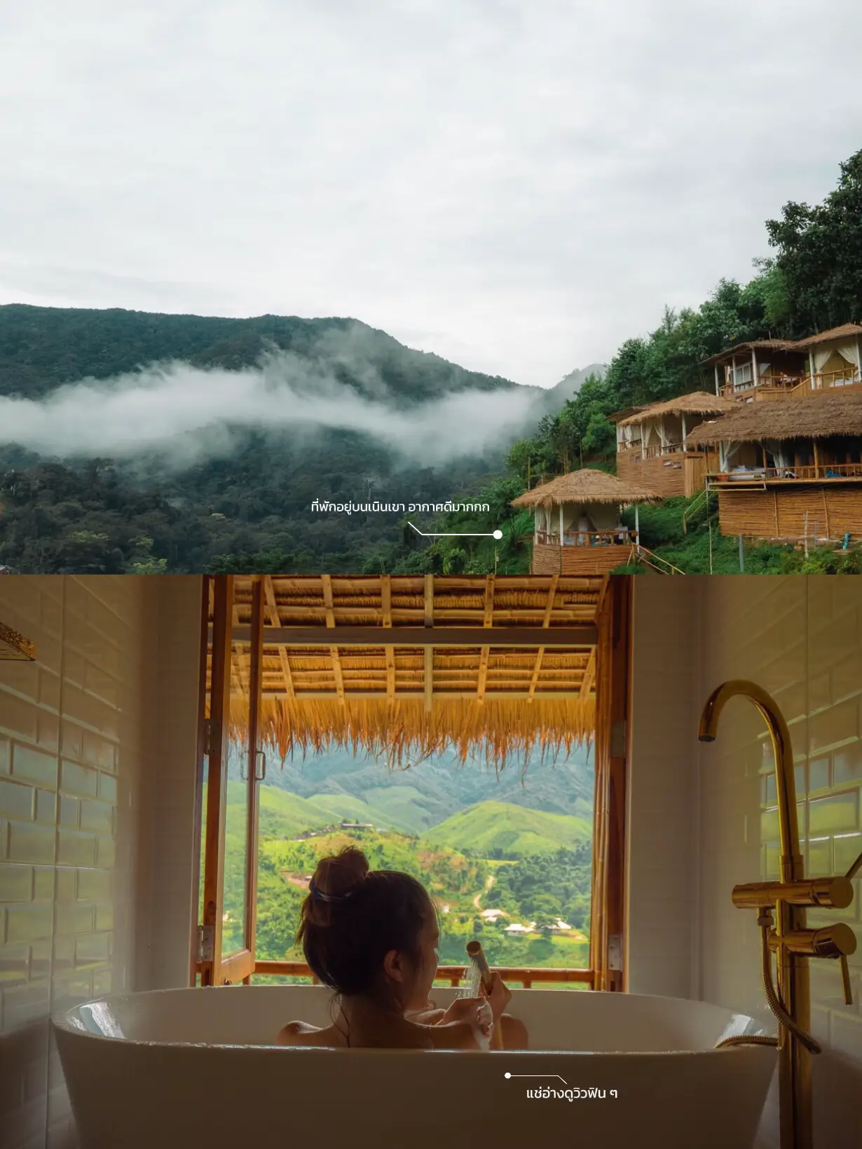 กลางคืนชมดาว ตอนเช้าชมหมอก 🛖🌾 | แกลเลอรีที่โพสต์โดย lbzero | Lemon8