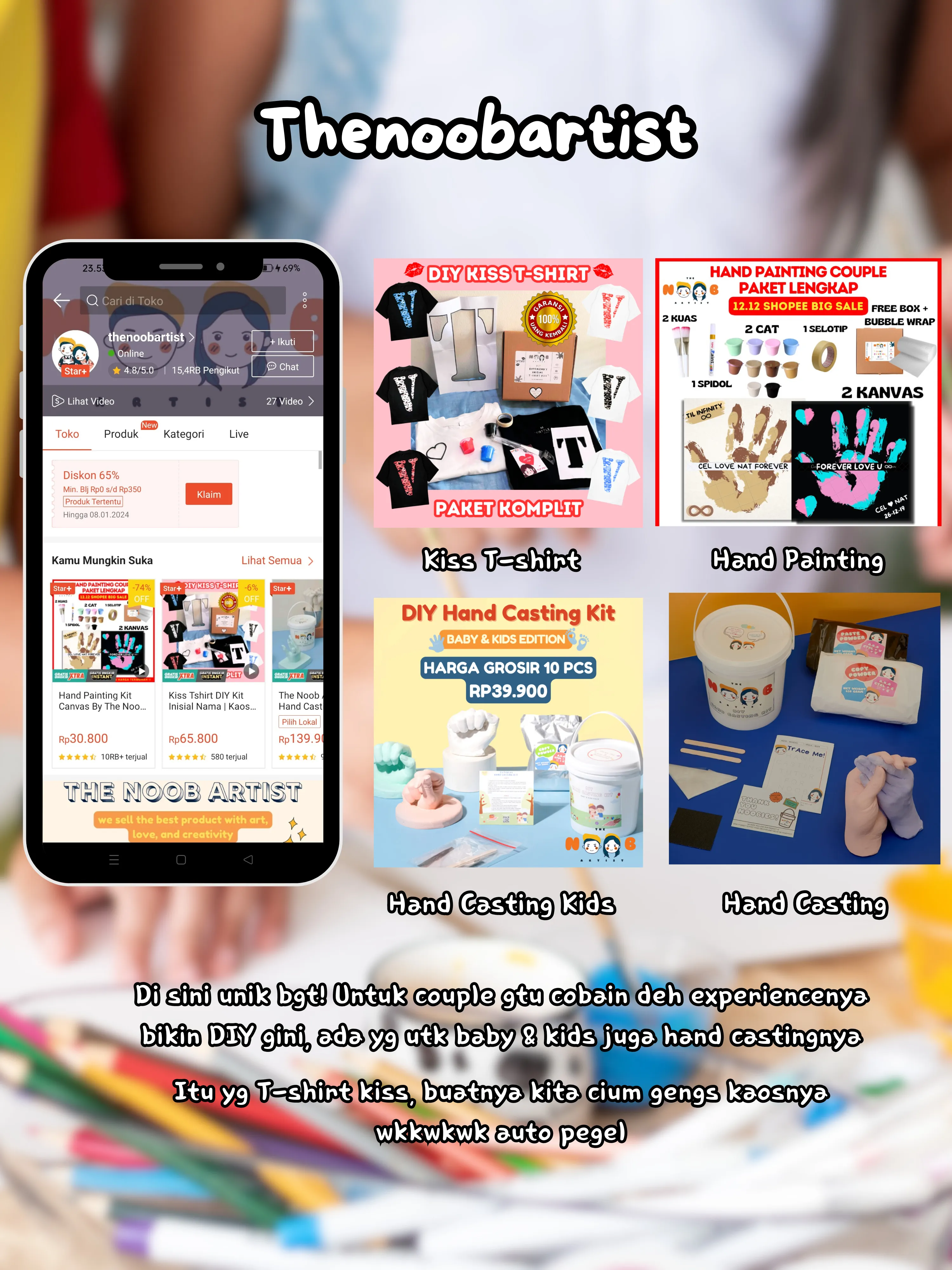 [SAVE] REKOMENDASI TOKO DIY KIT GEMES SEMUAA!!! 😍 | Galeri diposting ...