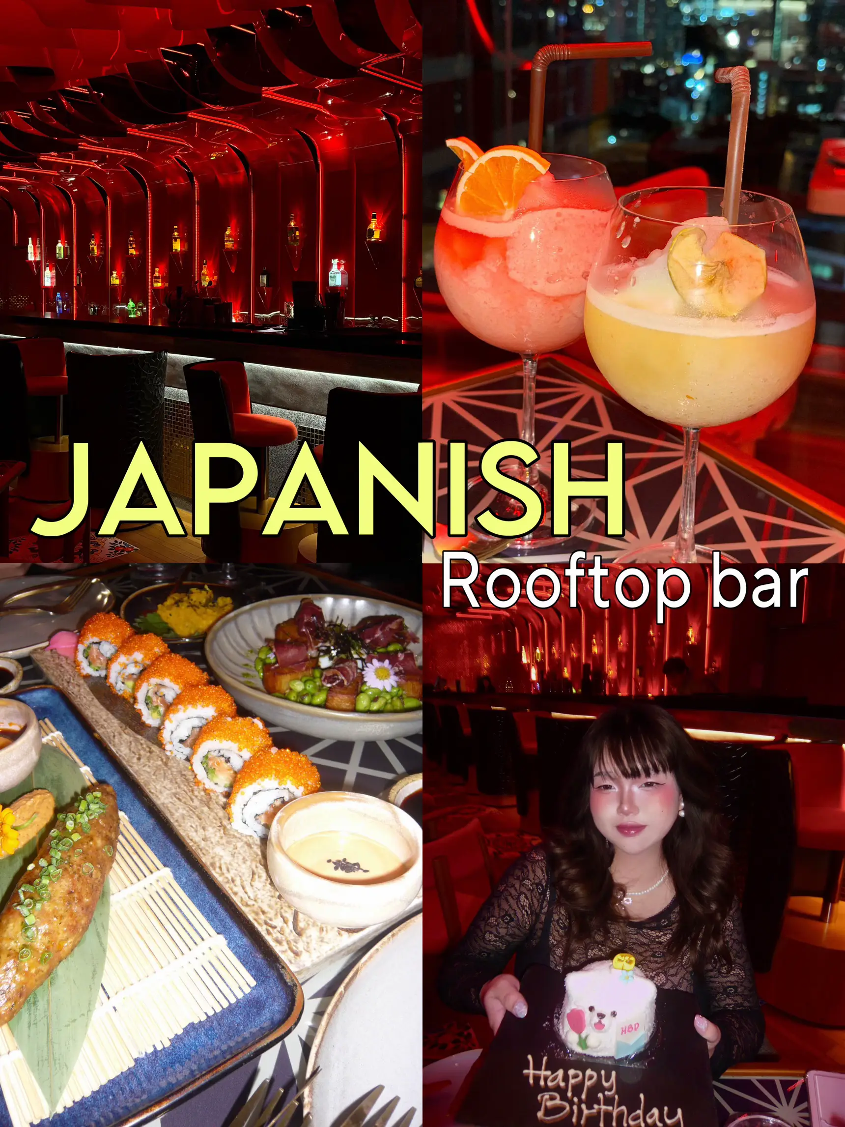 Japanese rooftop bar🥃🥢 ร้านฟิวชั่นญี่ปุ่น-สเปนกลางสุขุมวิท | แกลเลอรี ...