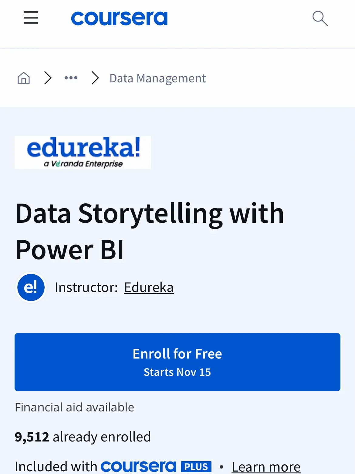 เรียนฟรี 3 คอร์สจาก coursera อัพสกิล Data Storytelling📈 | แกลเลอรีที่โพสต์โดย Baitoey | Lemon8