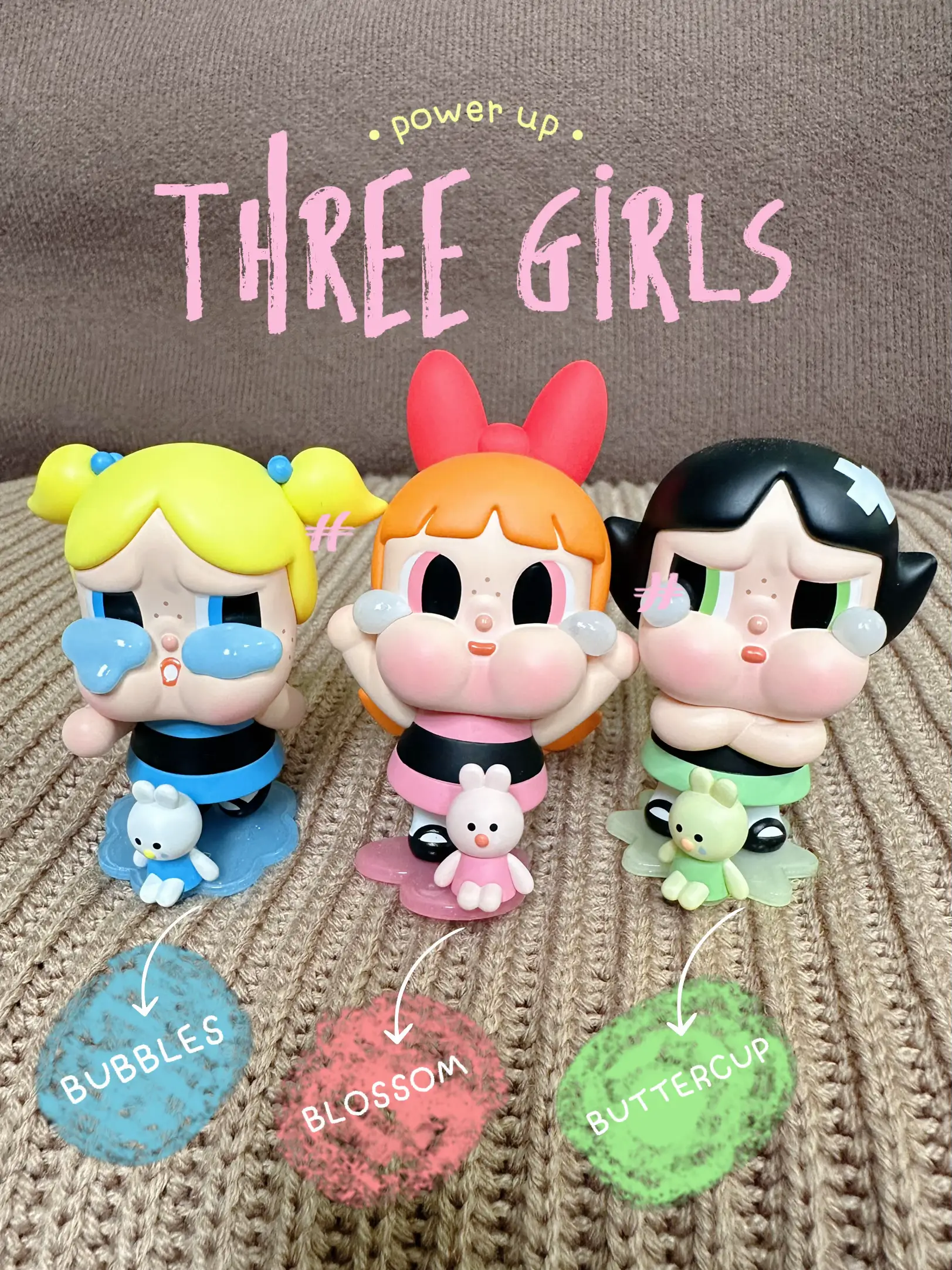 UNBOX 🩷🩵💚 CRYBABY x POWERPUFF GIRLS | แกลเลอรีที่โพสต์โดย lllaomaomlll ...