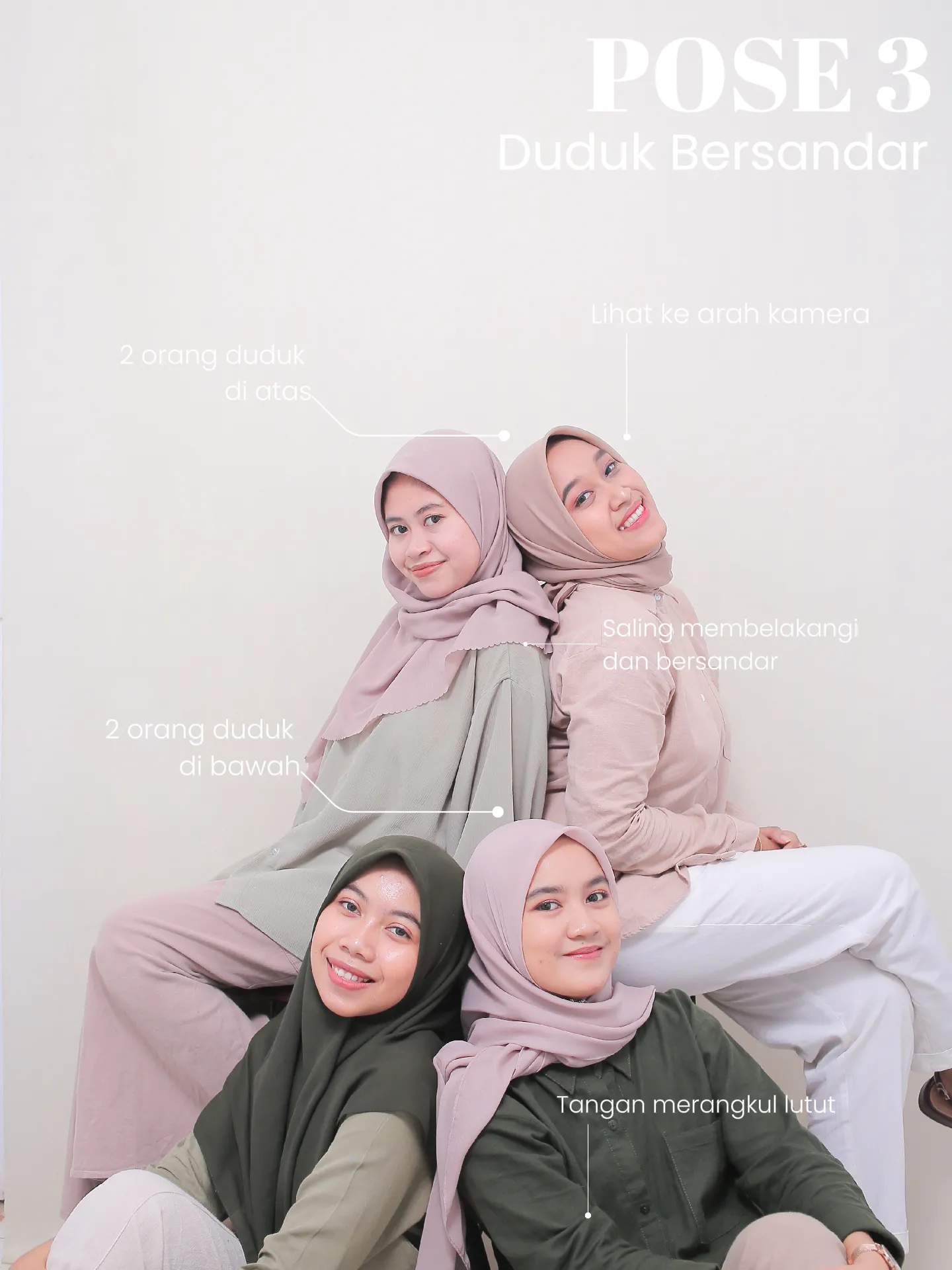 20 ide Gaya Foto Studio Bersama Bestie 4 Orang teratas di 2025