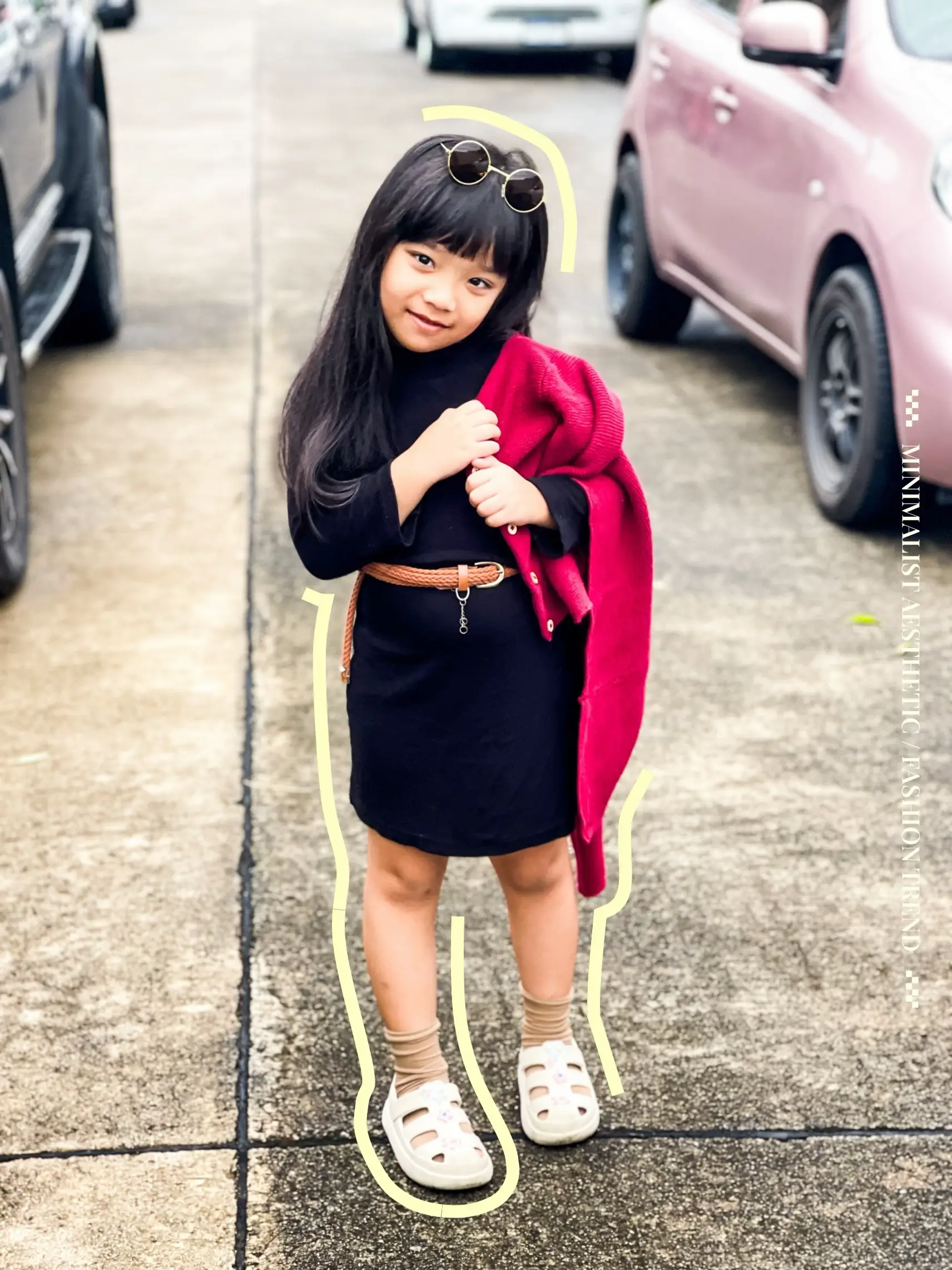 Cozy dress, black-red tone | Gallery posted by Msdear Mee | Lemon8