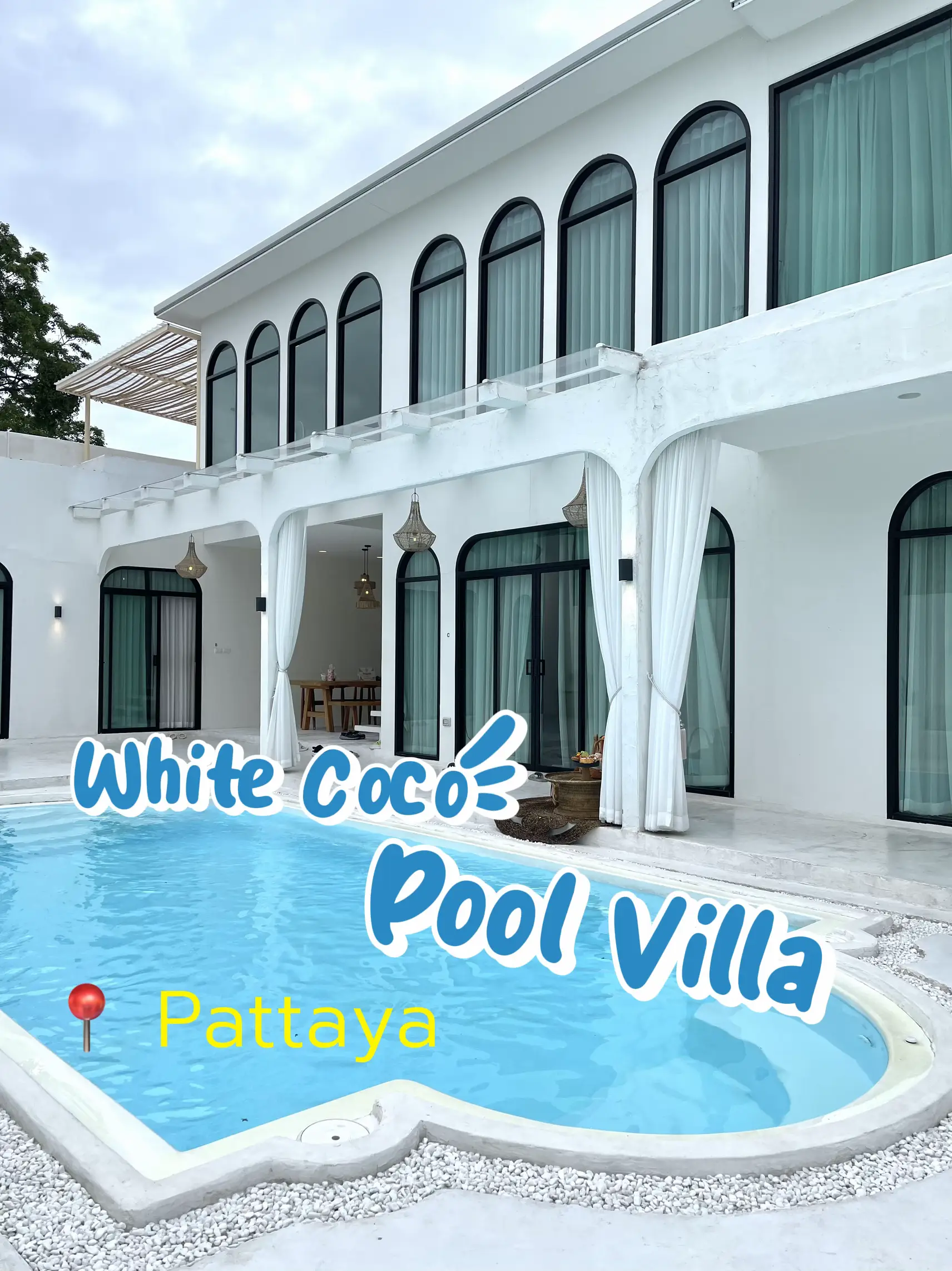 ที่พัก White Coco Pool Villa ~ พัทยา 🌴 มุมถ่ายรูปเย๊อออะ | แกลเลอรีที่ ...