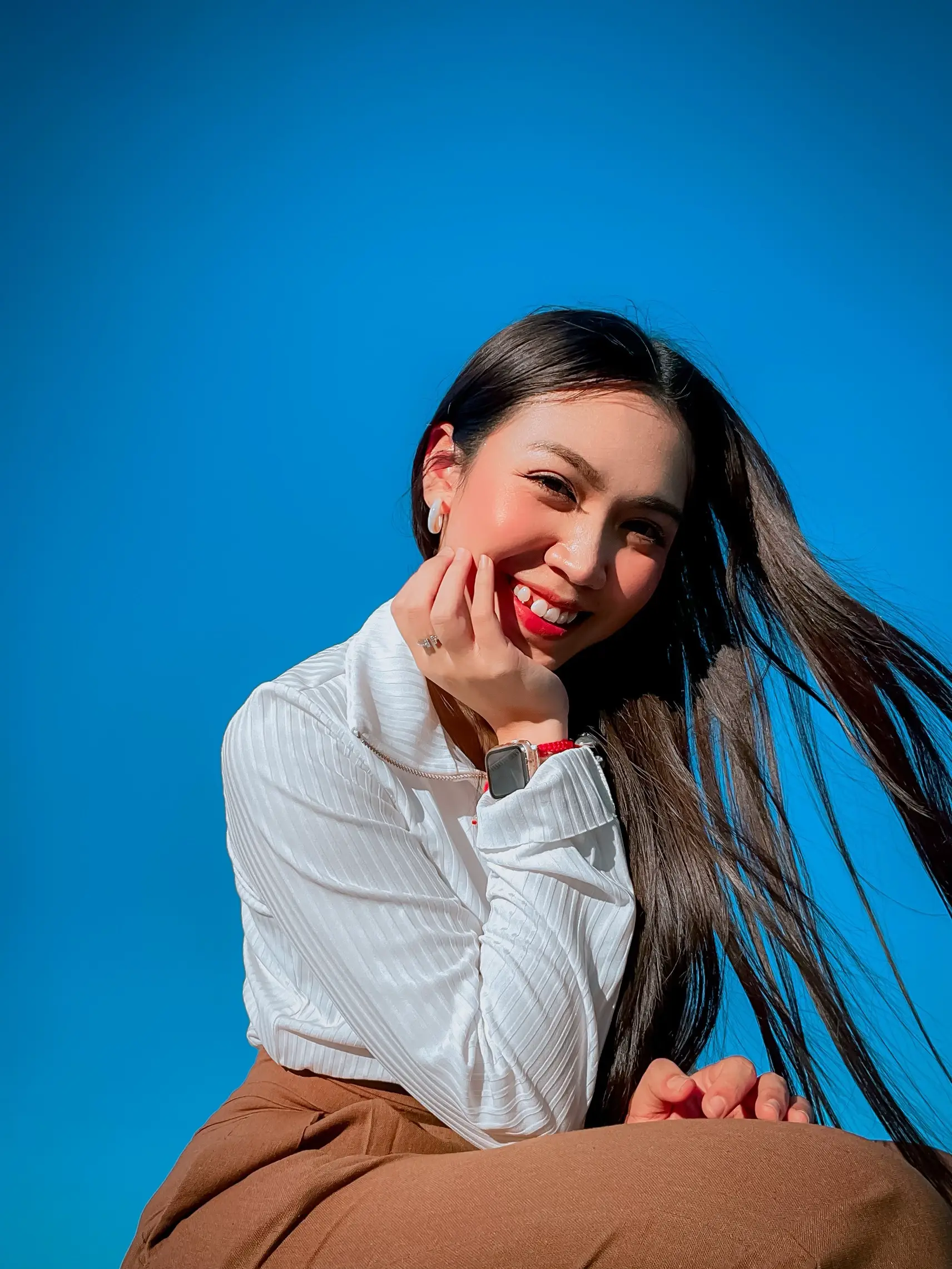 💙📍แจกไอเดีย ถ่ายรูปกับท้องฟ้า📍 💙 | แกลเลอรีที่โพสต์โดย Aomsin TP | Lemon8