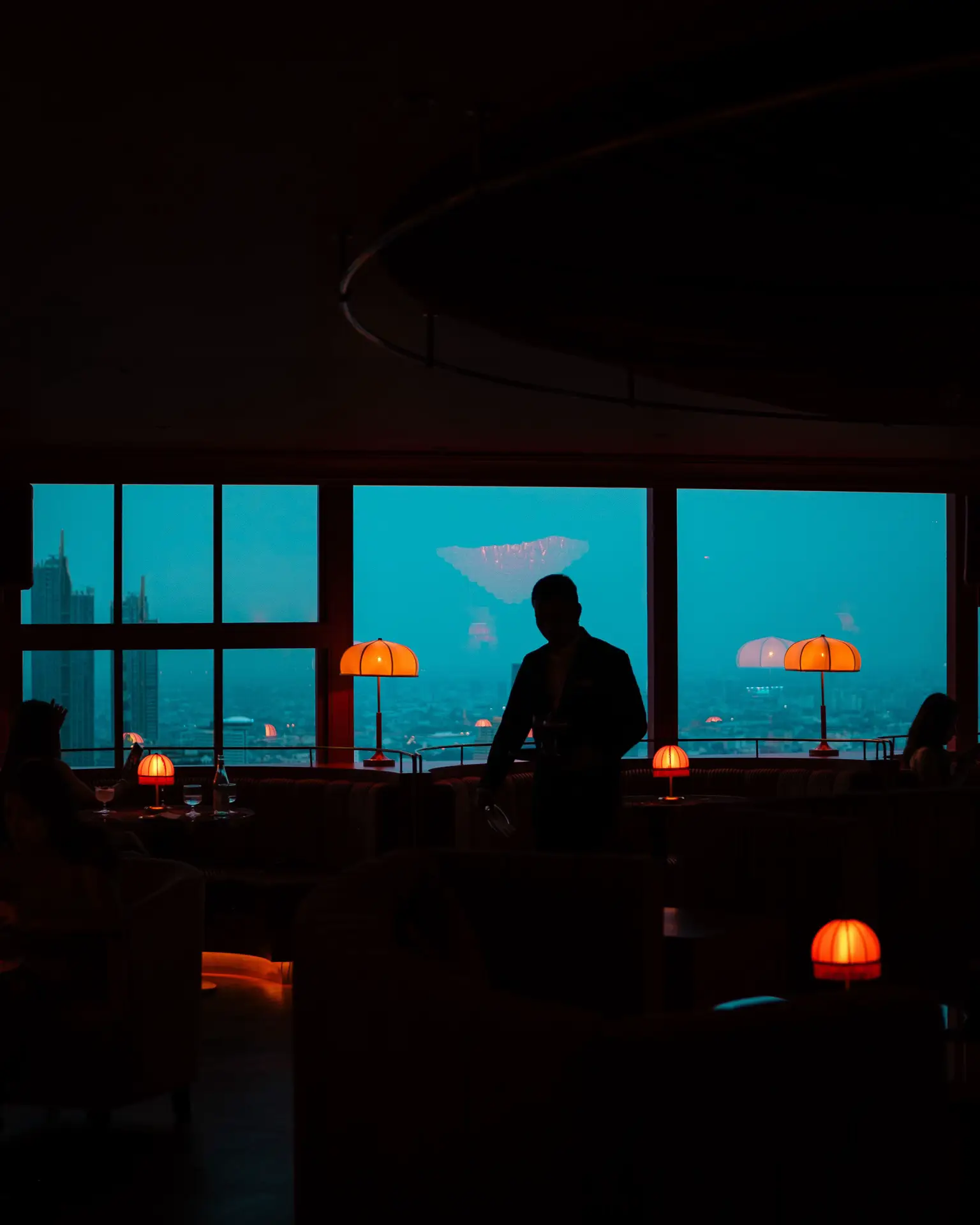 Invitation Only Exclusive Cocktail Bar Panoramic View on High Rise 🍹 ...