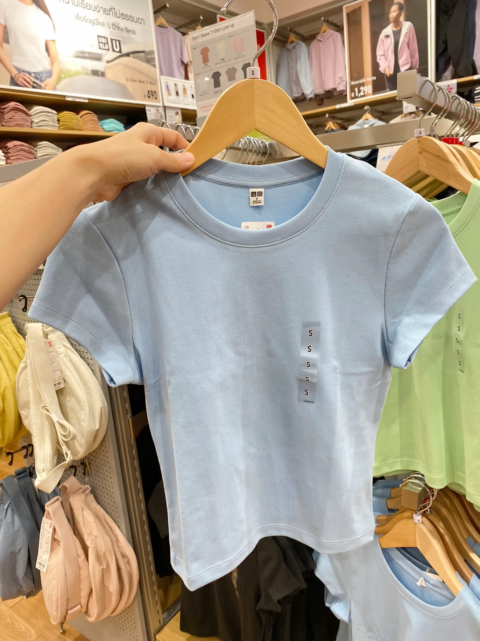 🎽Uniqlo Baby Tee ใช้คุ้มมมม 🩷 | แกลเลอรีที่โพสต์โดย Maysa ลองรีวิว | Lemon8