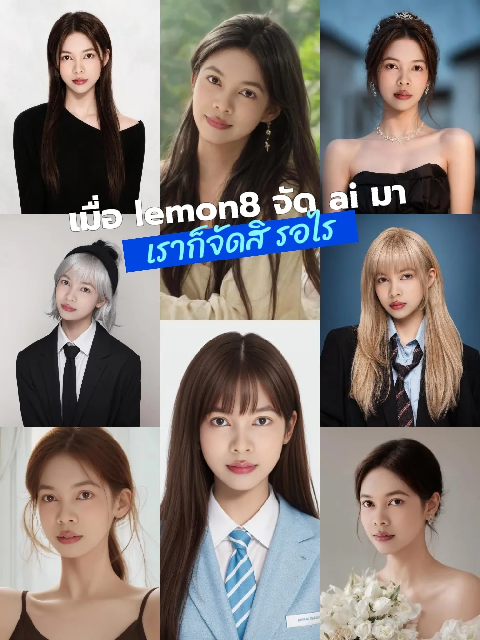 เมื่อ lemon8 จัด ai มา | แกลเลอรีที่โพสต์โดย Thanyathorn J. | Lemon8