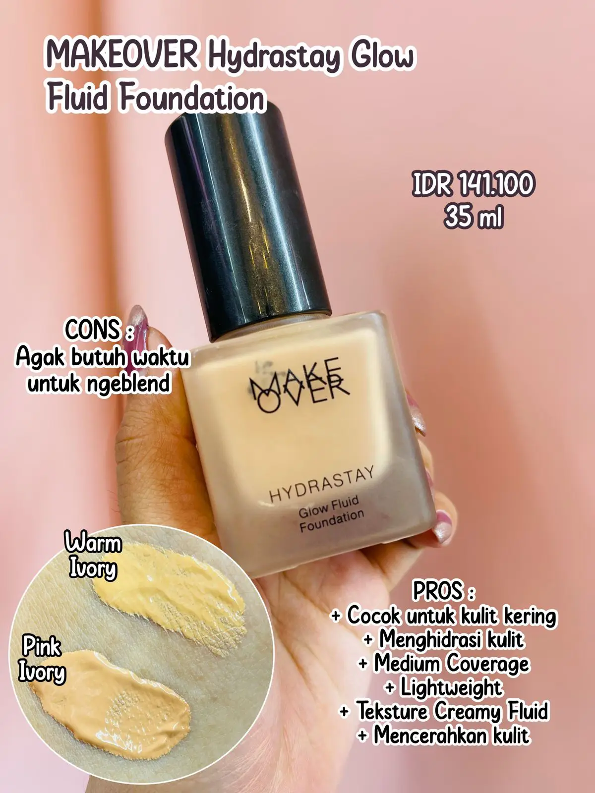 foundation Review Make Over product Gallery posted by Clararima Lemon8