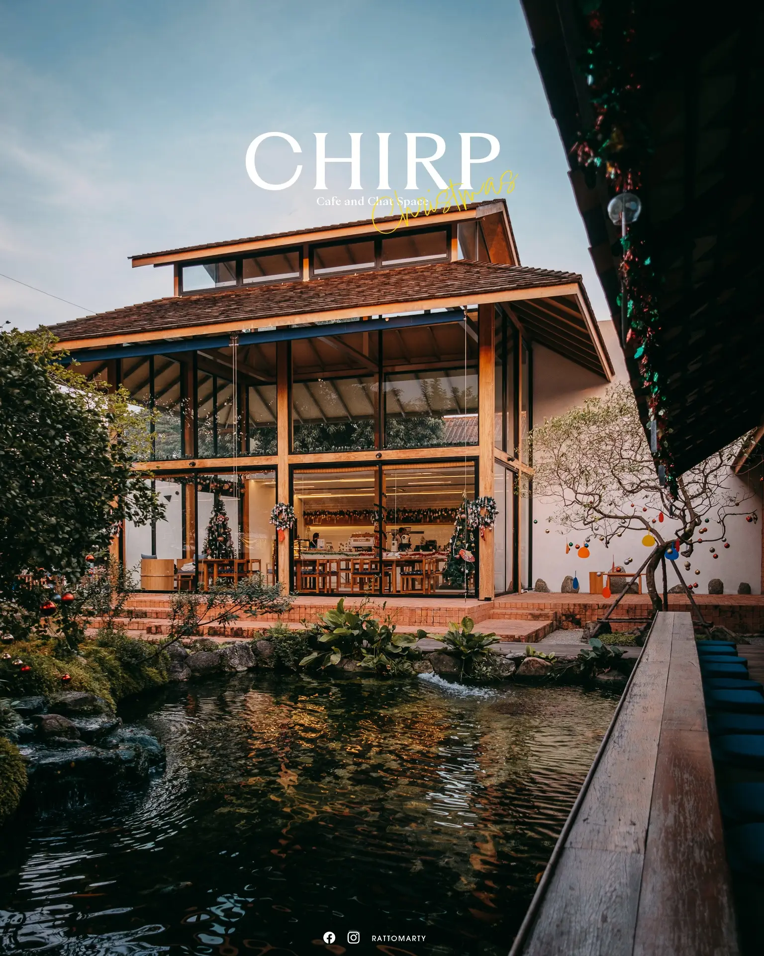 Chirp cafe & chat space อยุธยา ต้อนรับเทศกาลแห่งความสุข | แกลเลอรีที่ ...