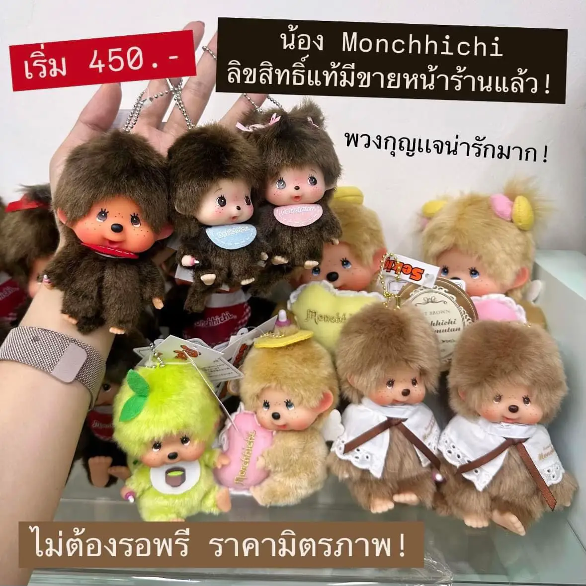 Monchhichi ที่สยามพารากอน ราคาดีกว่าพรีในกลุ่ม!! | แกลเลอรีที่โพสต์โดย ...