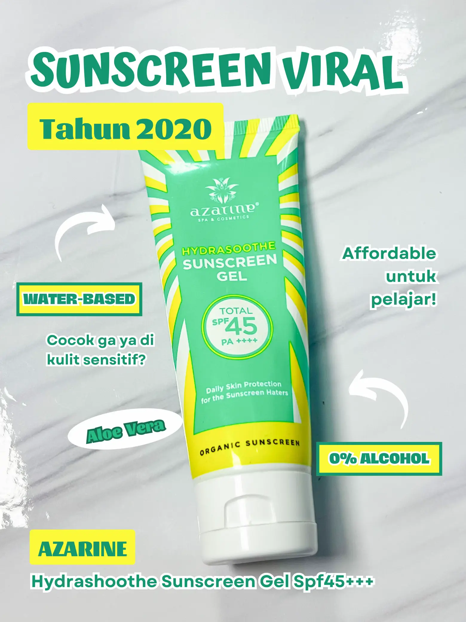 Sunscreen gel yang pernah viral di tahun 2020 | แกลเลอรีที่โพสต์โดย Anna | Lemon8