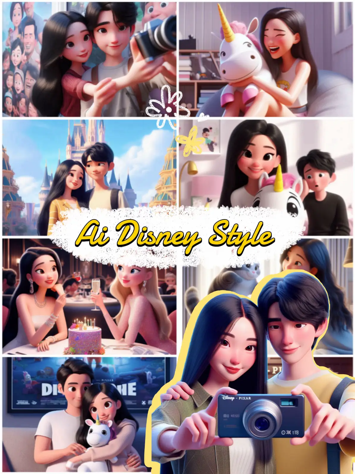 สร้างรูป Ai Disney-Pixar เองเพียงใช้จินตนาการ📸🤣 | แกลเลอรีที่โพสต์โดย ...