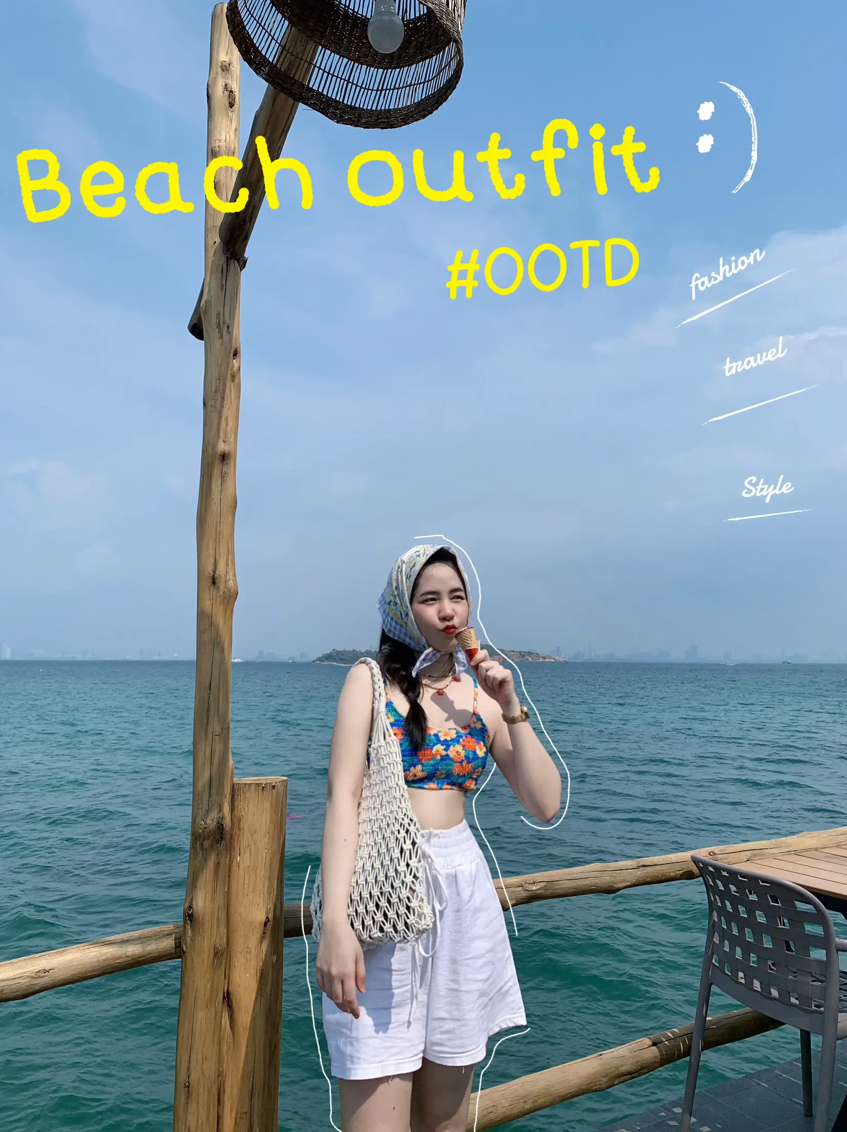 OOTD on the Beach 🌊🪸🐬💙 | แกลเลอรีที่โพสต์โดย filmsrp 🌷 | Lemon8