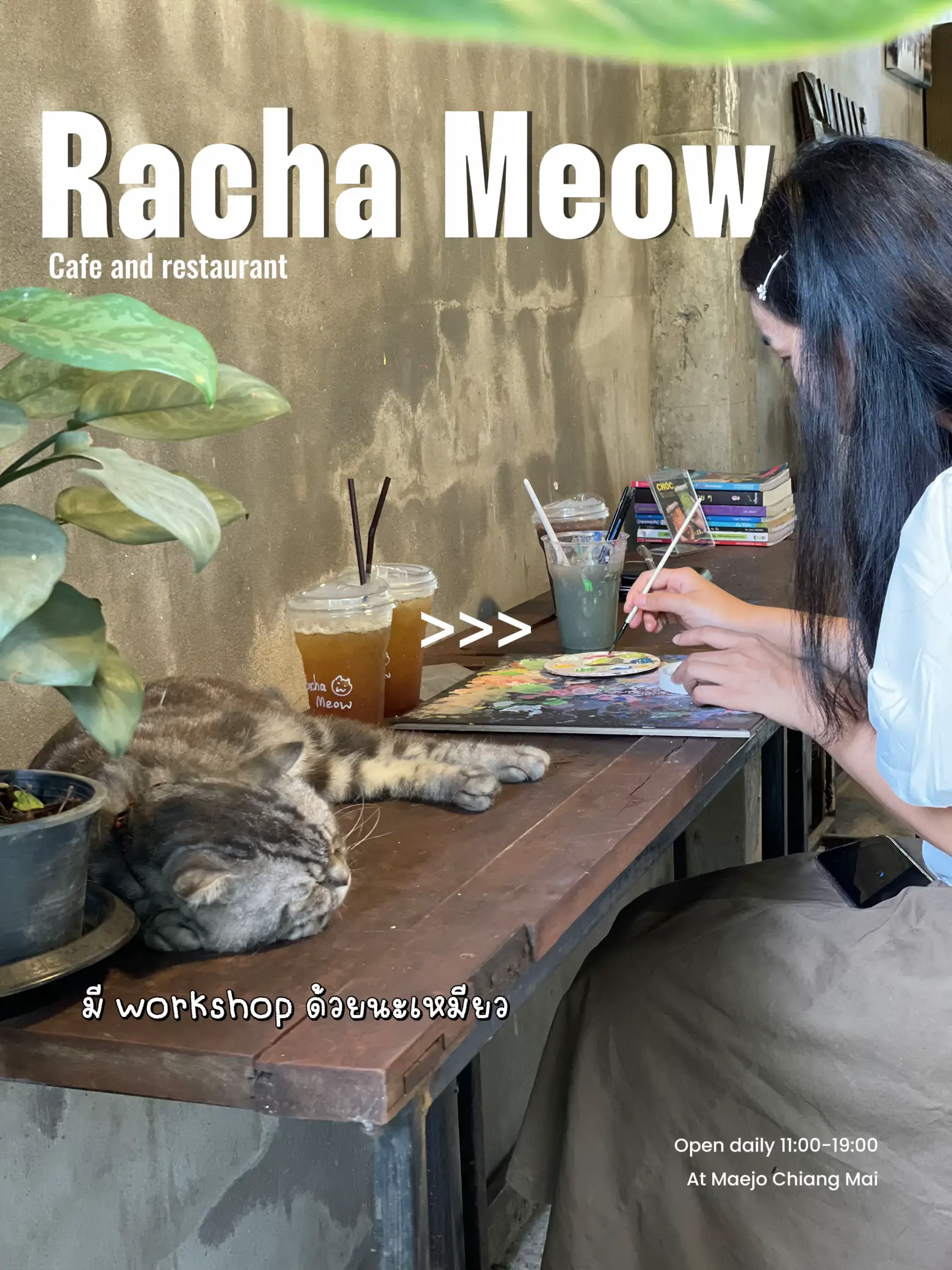 คาเฟ่ถูกใจสาย Art 🎨🏳️‍🌈 | แกลเลอรีที่โพสต์โดย Travel to CNX | Lemon8