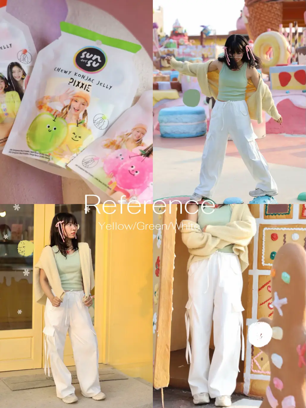 🍐แต่งตัวตามหน้าซอง *SUNSU x PiXXiE | พาสเทลพาสใจ🍧🧀 | แกลเลอรีที่โพสต์โดย aoeyrz_ | Lemon8