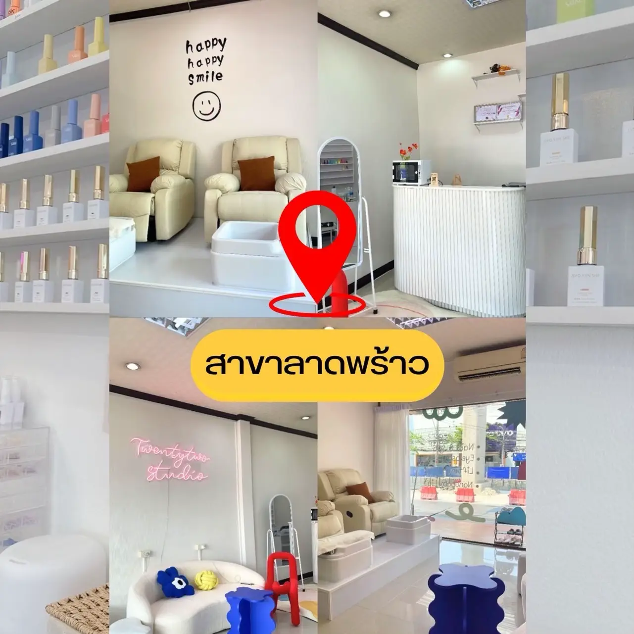 22Twentytwo.Studio ร้านทำเล็บ มีสาขาไหนบ้าง🦋 | แกลเลอรีที่โพสต์โดย 22Twentytwo.Bkk | Lemon8