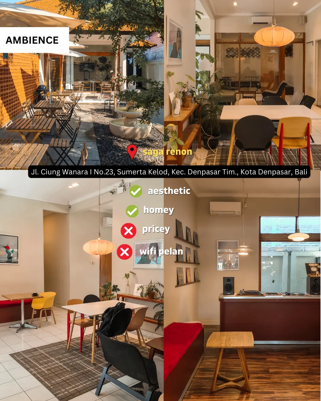 🫰cafe berkonsep music and cafe di renon bali🫰🏻 | Galeri diposting oleh ...