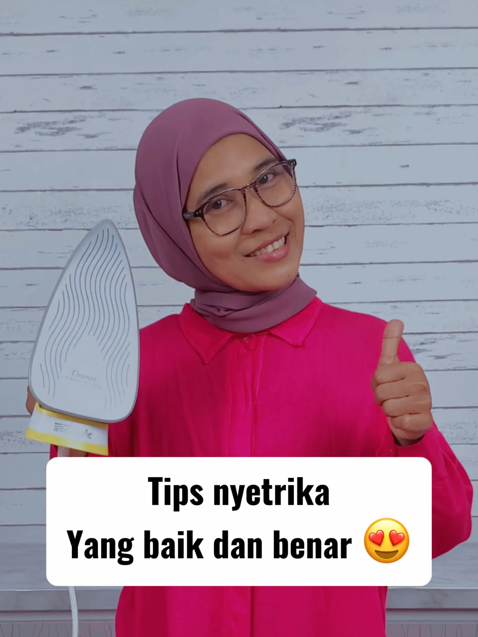 Cara nyetrika satset ala Cosmos 🤩 | Video diterbitkan oleh Cosmosonline ...