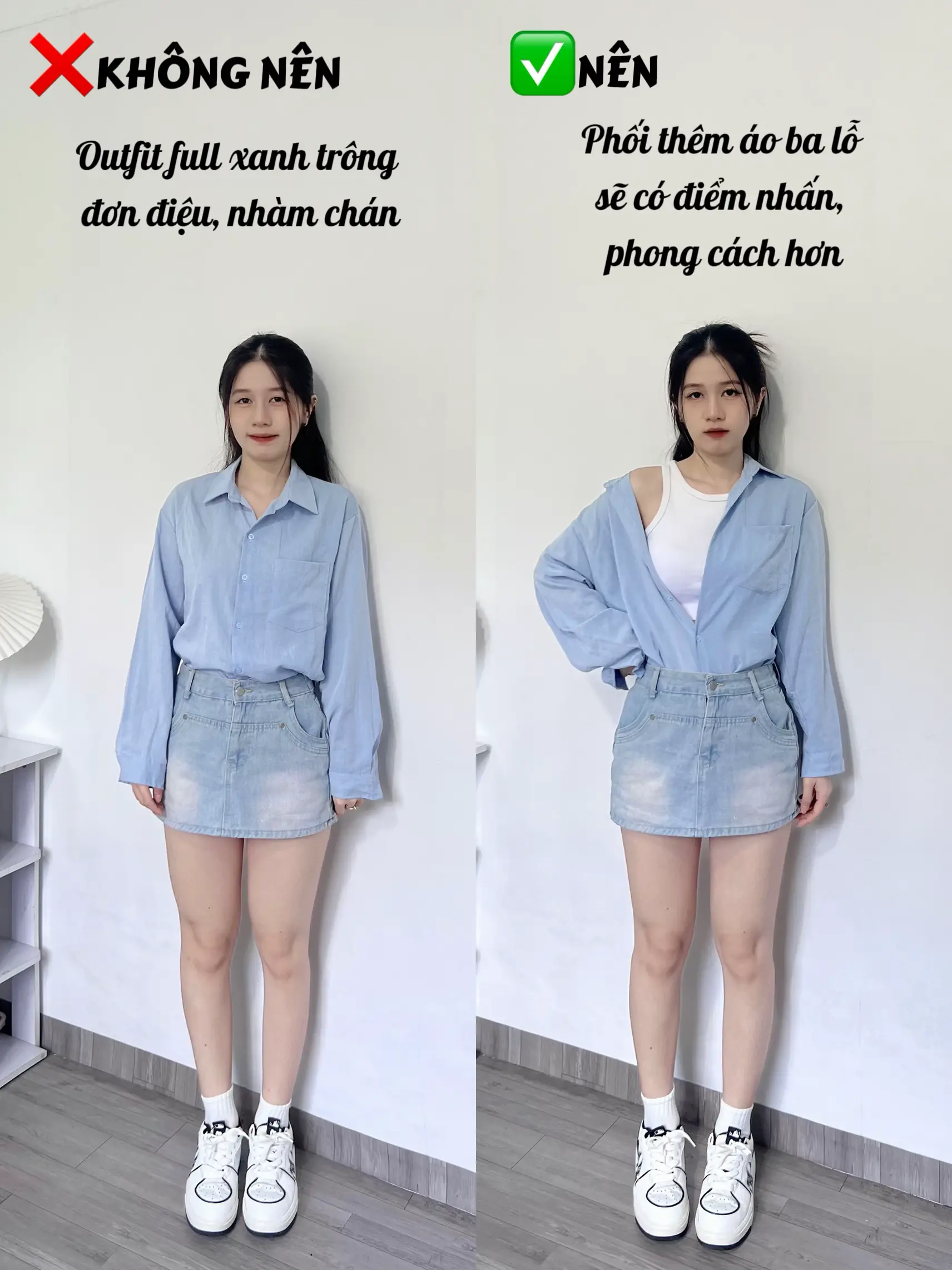 Tips phối đồ với ÁO SƠ MI nâng cấp gu của bạn | Bộ sưu tập do Kim Nhung đăng | Lemon8