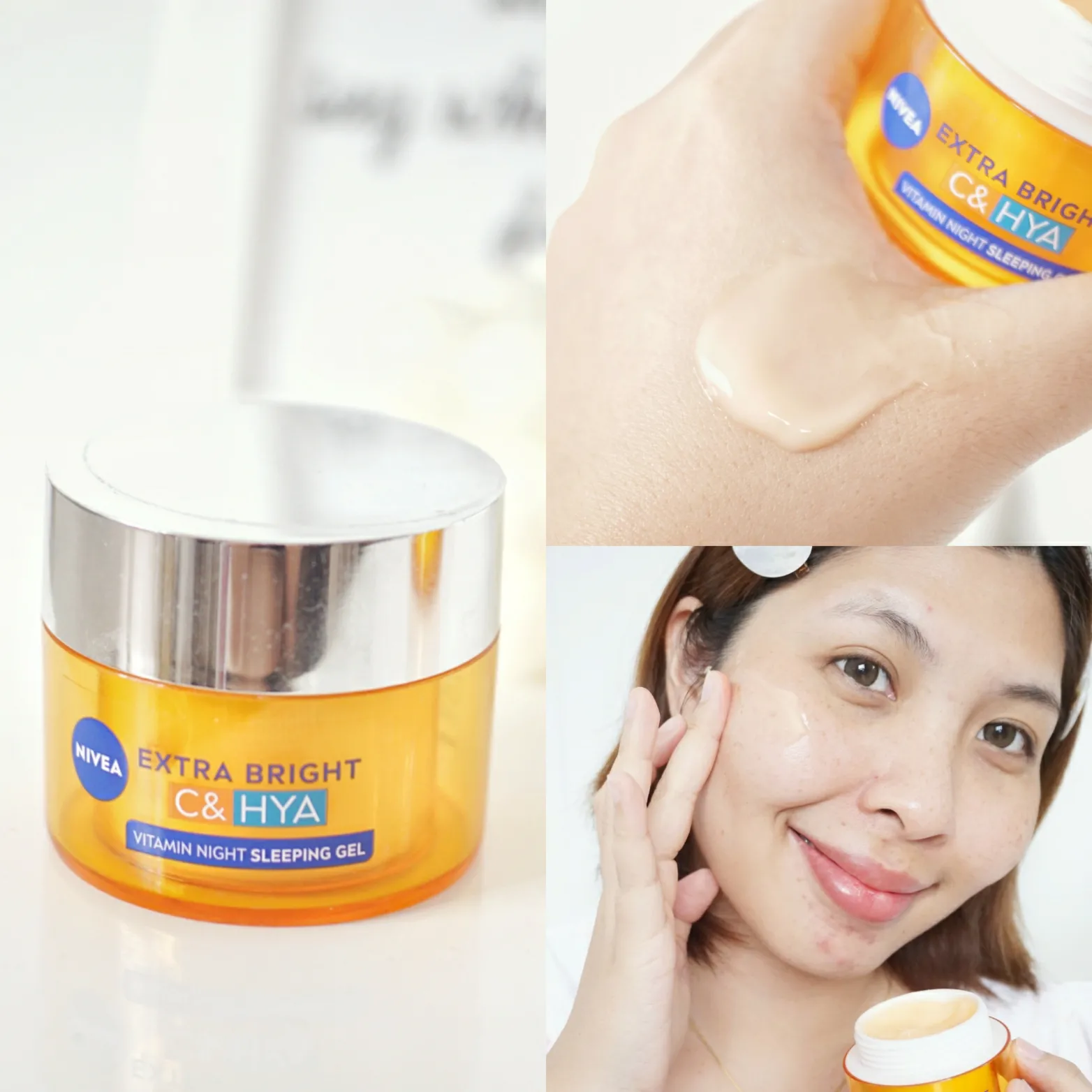เซ็ทเดียวอวดผิวใสเด้ง กับ NIVEA C&HYA 🧡🍊 | แกลเลอรีที่โพสต์โดย เนยตุ่นรีวิว | Lemon8
