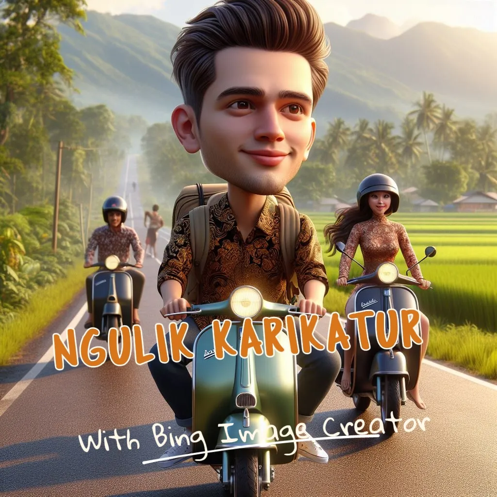 NGULIK KARIKATUR With Bing Image Creator | Galeri diposting oleh Rara Ayu | Lemon8