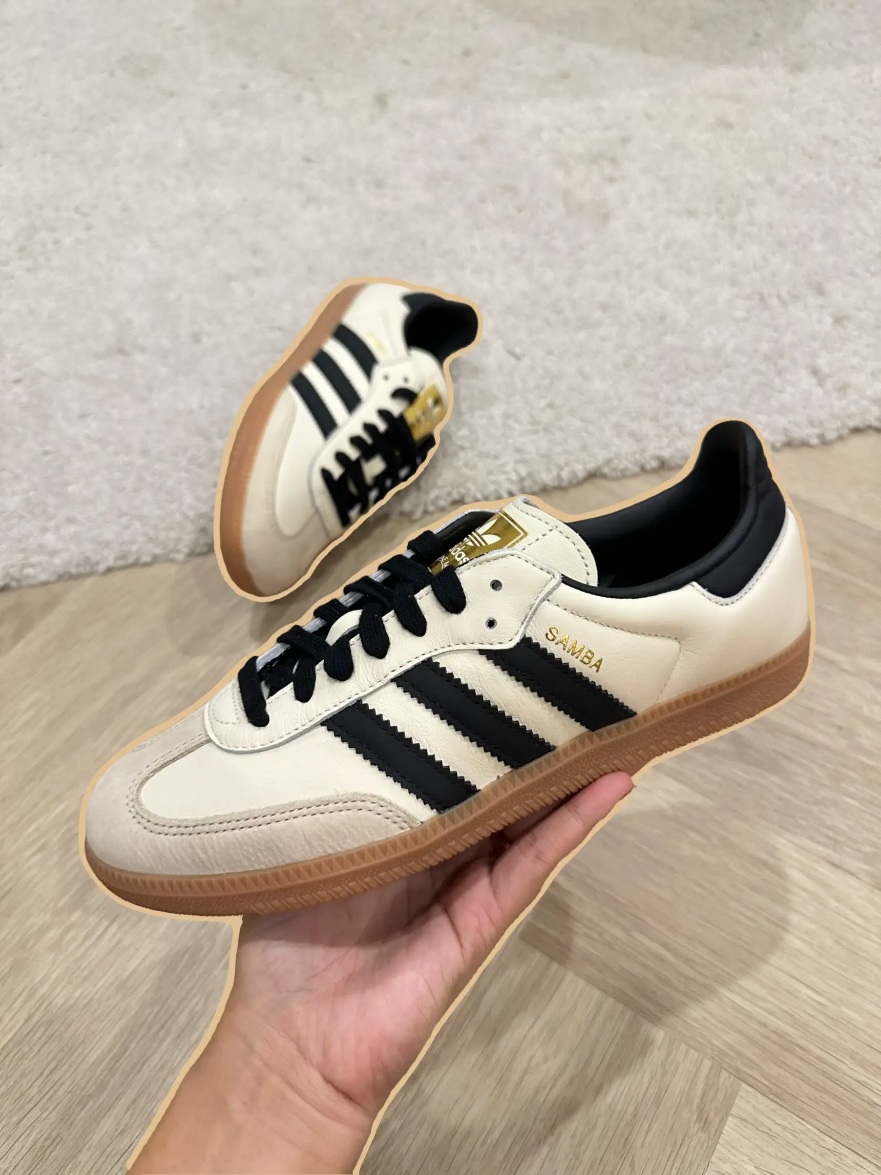 ️‍🔥Unboxing—New! Adidas SAMBA GOLD🤎🤍🖤👟 | แกลเลอรีที่โพสต์โดย Khunproy 🌻 ...