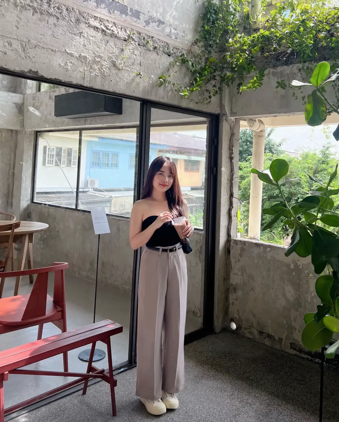 Outfit Ideas🤎 ไอเดียแต่งตัวฉบับสาวสูง 153 cm | แกลเลอรีที่โพสต์โดย khaimook | Lemon8