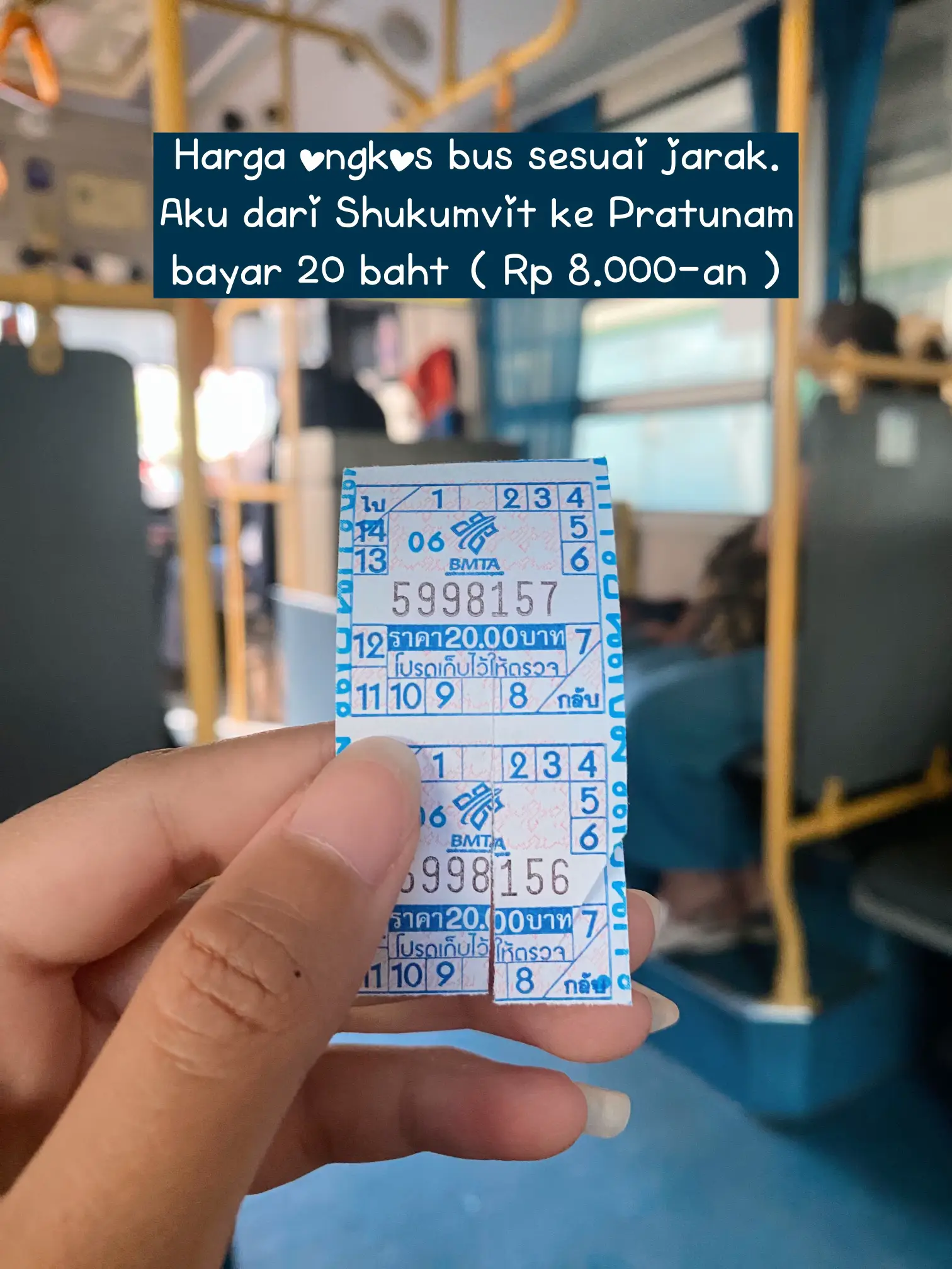 Tutorial Naik Bus di Bangkok | Galeri diposting oleh nesyaadenisaa | Lemon8