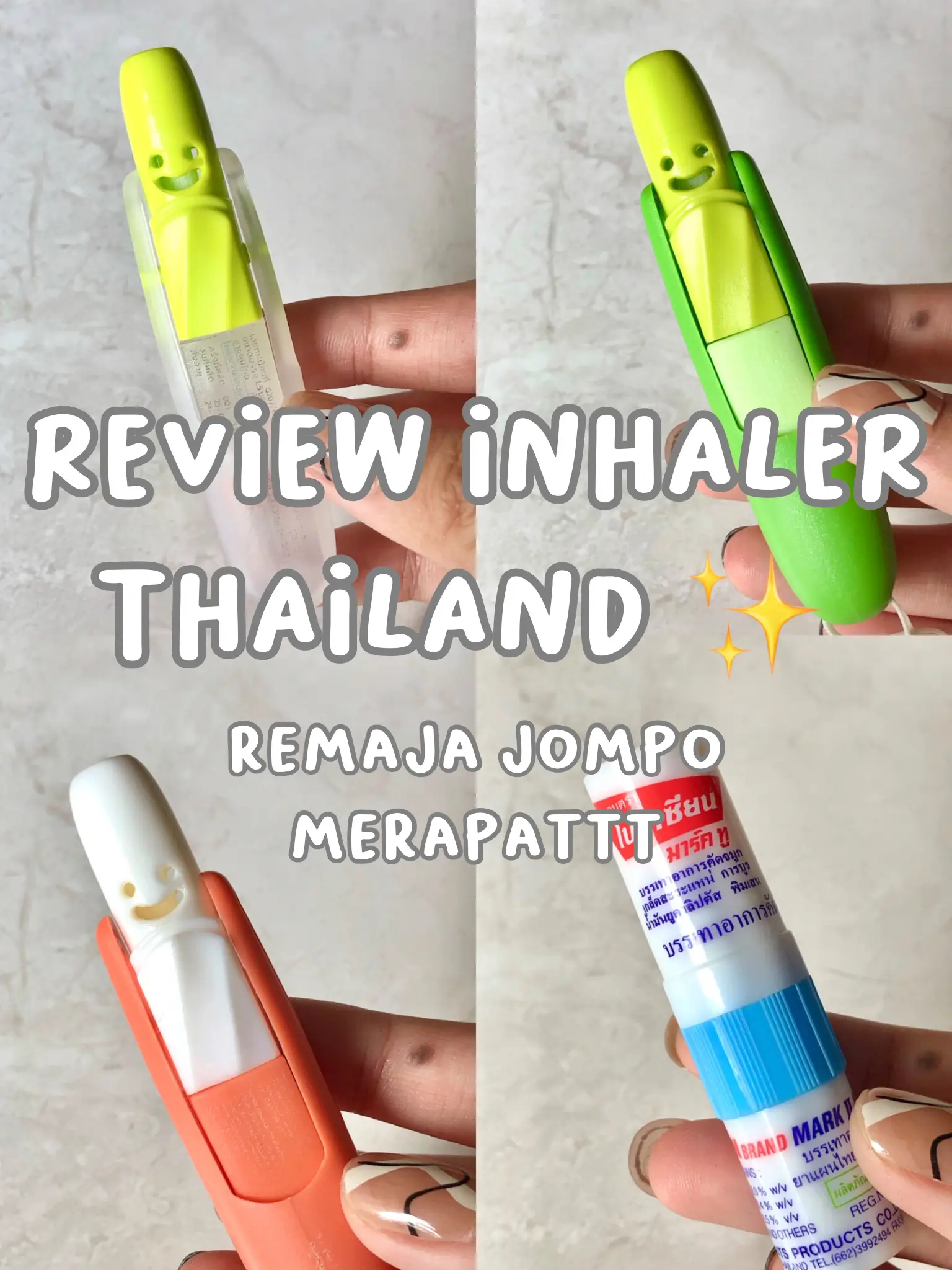 ️ SAVE DULU ️ REVIEW INHALER THAILAND | Galeri diposting oleh zahra🫶🏻💗 ...