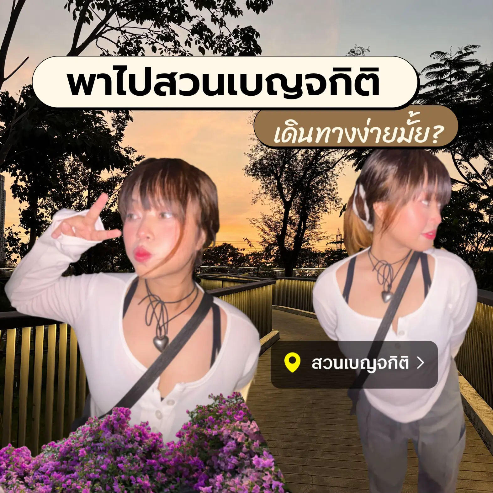 พาไปสวนเบญจกิติ ไปด้วยรถอะไรดี ? | แกลเลอรีที่โพสต์โดย Gamgam | Lemon8