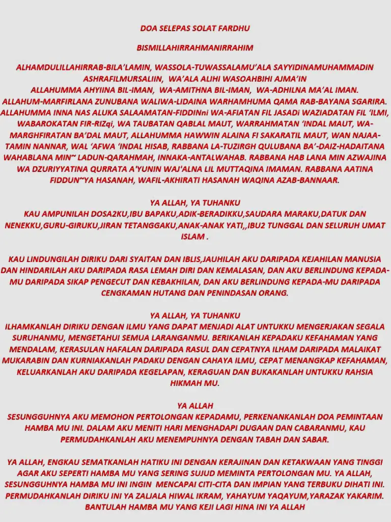 Doa Selepas Solat Ustaz Somad - Carian Lemon8