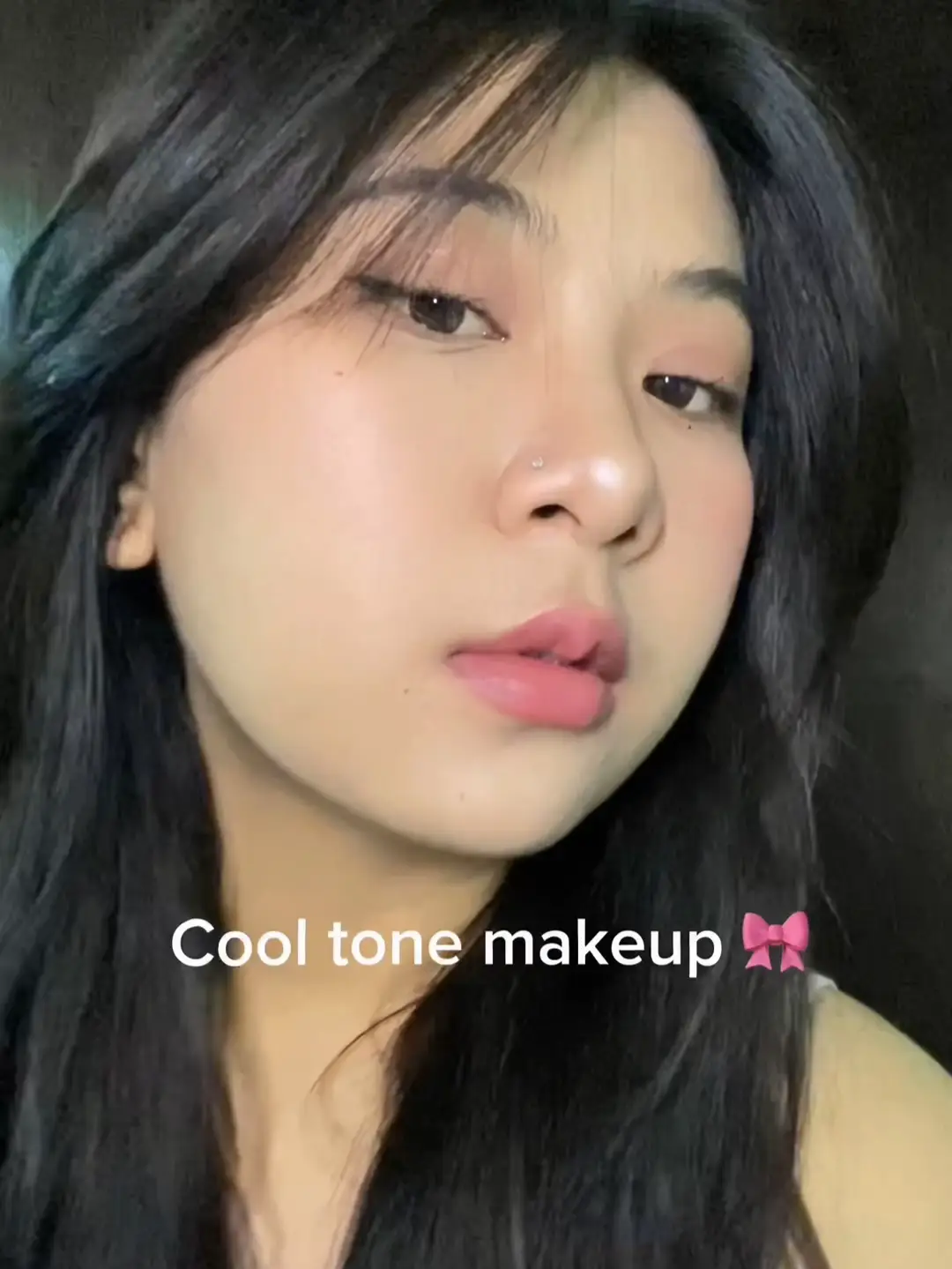 Cool tone makeup 🎀🪄 | วิดีโอที่เผยแพร่โดย พลอยทะเล | Lemon8