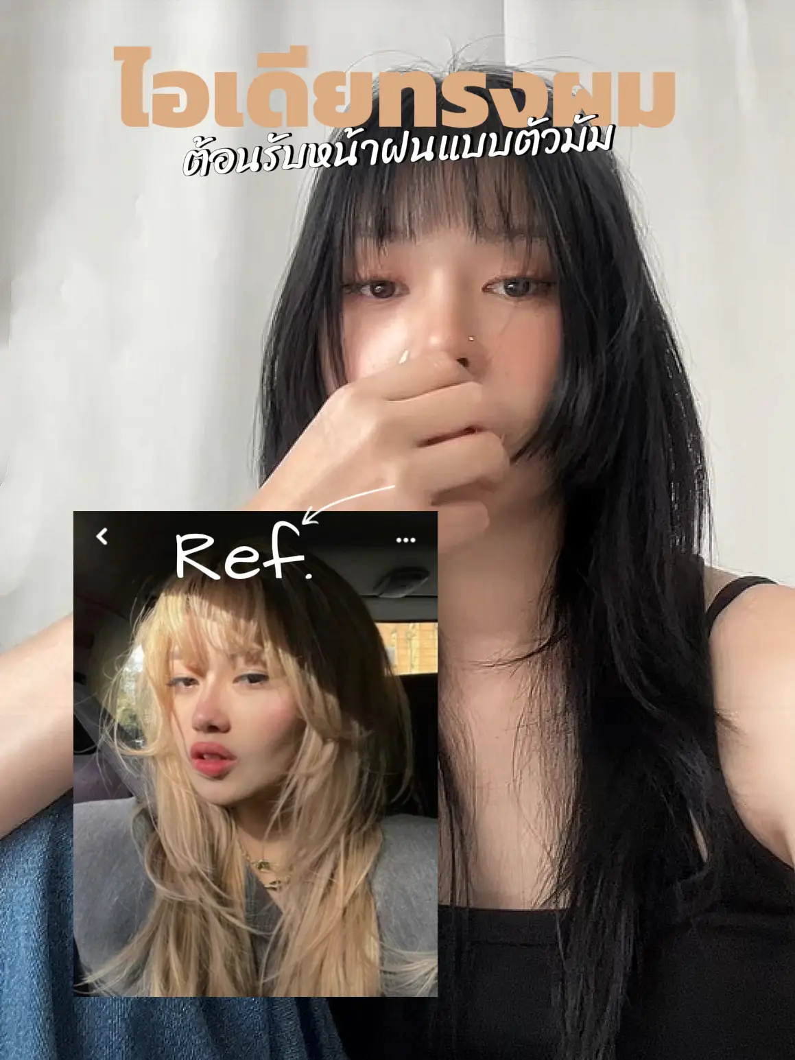 ตัดผมตาม Ref. | แกลเลอรีที่โพสต์โดย kanok | Lemon8