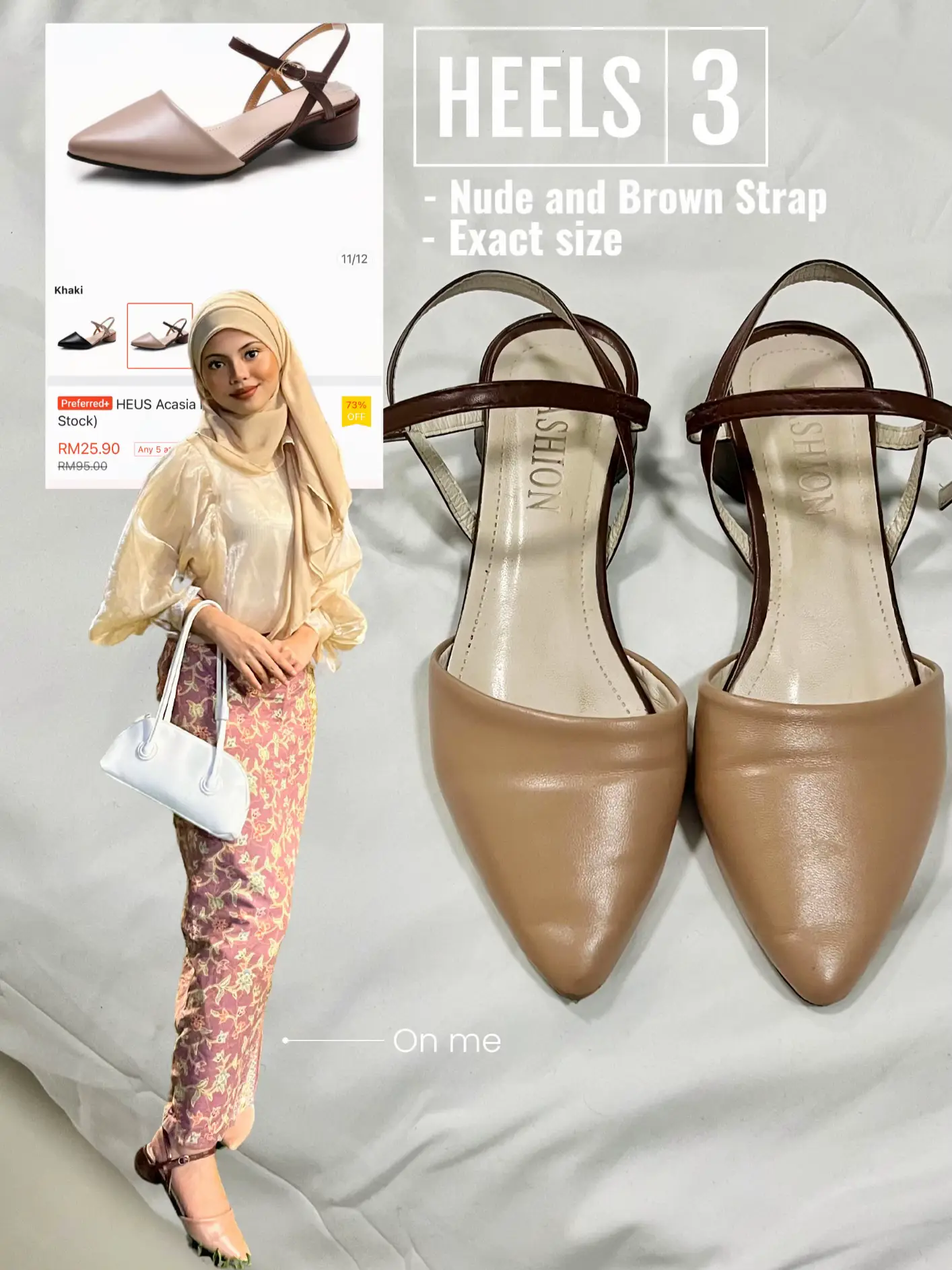 MY NUDE HEELS COLLECTION BELOW RM50👡 | Gallery posted by Sophia Adriana | Lemon8