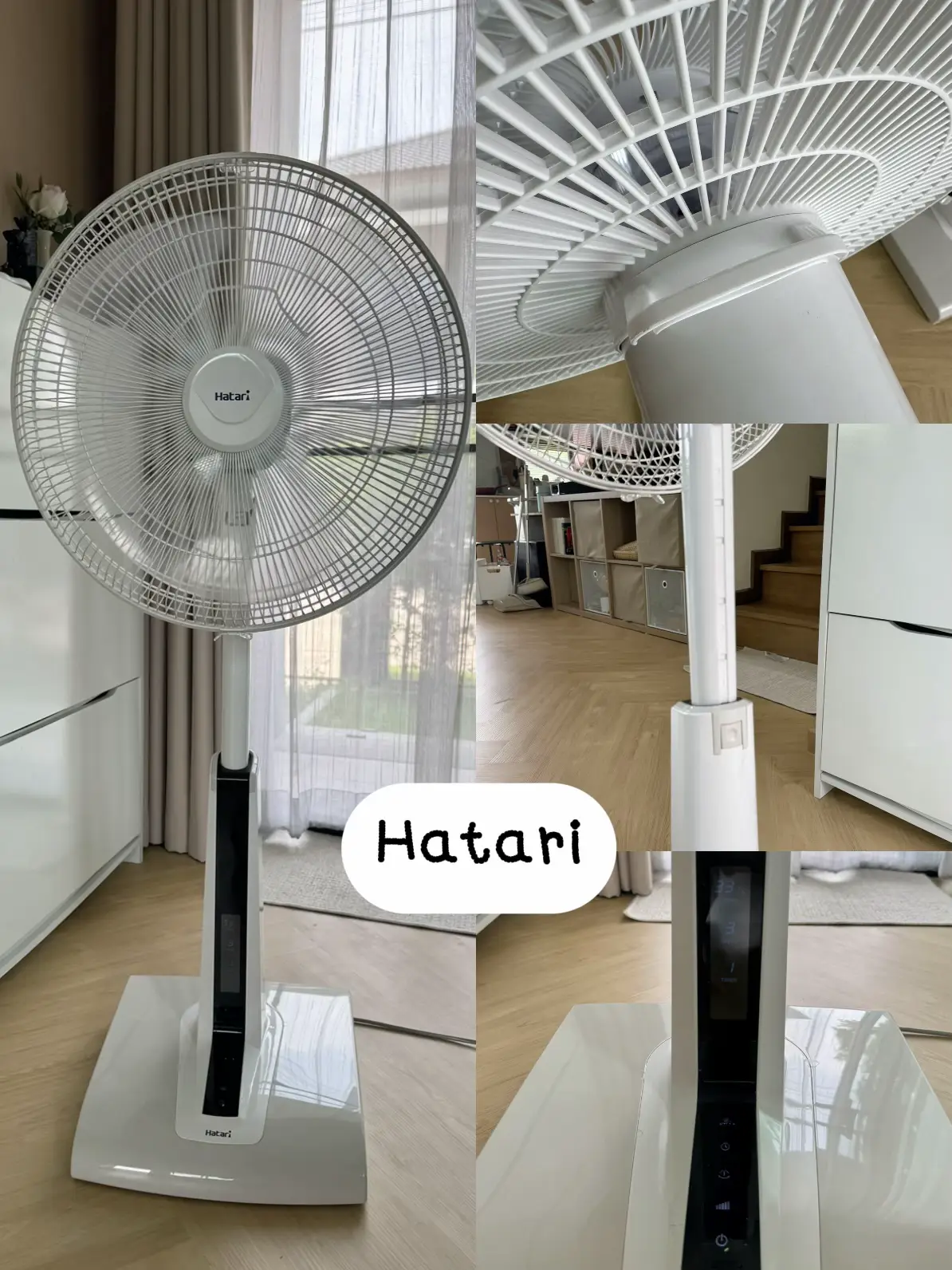 เปรียบเทียบพัดลมแบบมีรีโมท Hatari & Alectric | แกลเลอรีที่โพสต์โดย อยากอวดบ้าน | Lemon8