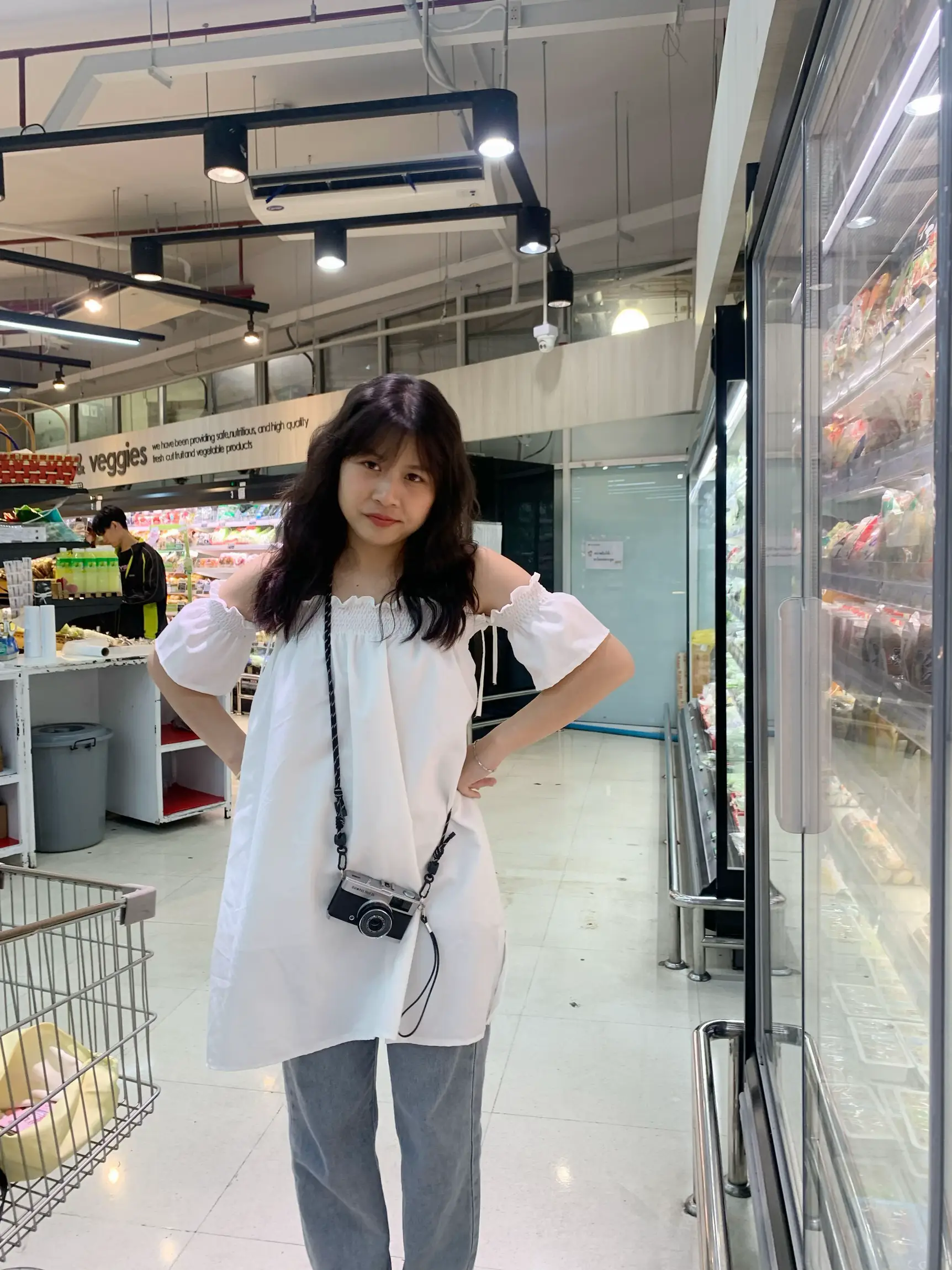 OOTD 150cm ลุคคลีนๆมินิเดรสสีขาว 🫶🏻 | แกลเลอรีที่โพสต์โดย AngryLfieee💢 | Lemon8