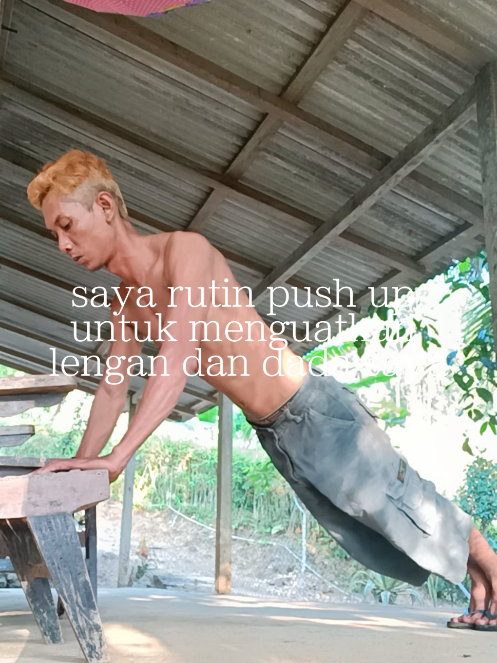 push up penting untuk menguatkan dada dan lengan | Video dipublikasikan oleh aw14 | Lemon8