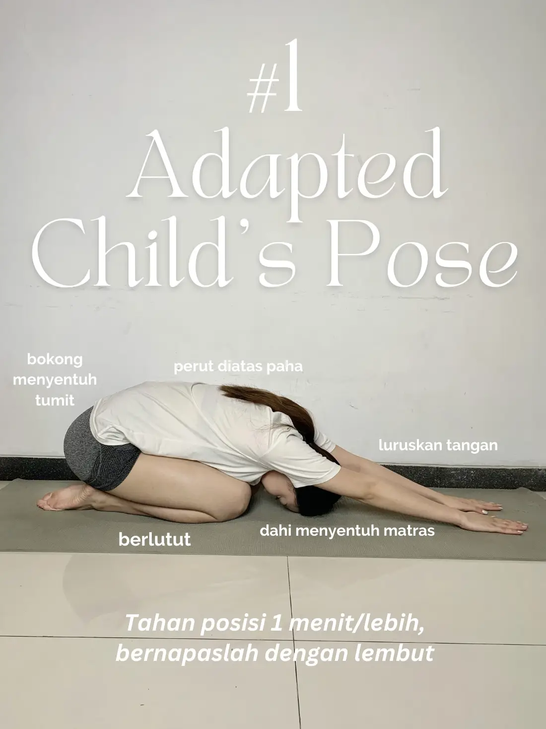 5 GERAKAN YOGA UNTUK MEREDAKAN NYERI HAID🏋🏻‍♀️ | Galeri diposting oleh Charmine🤍 | Lemon8