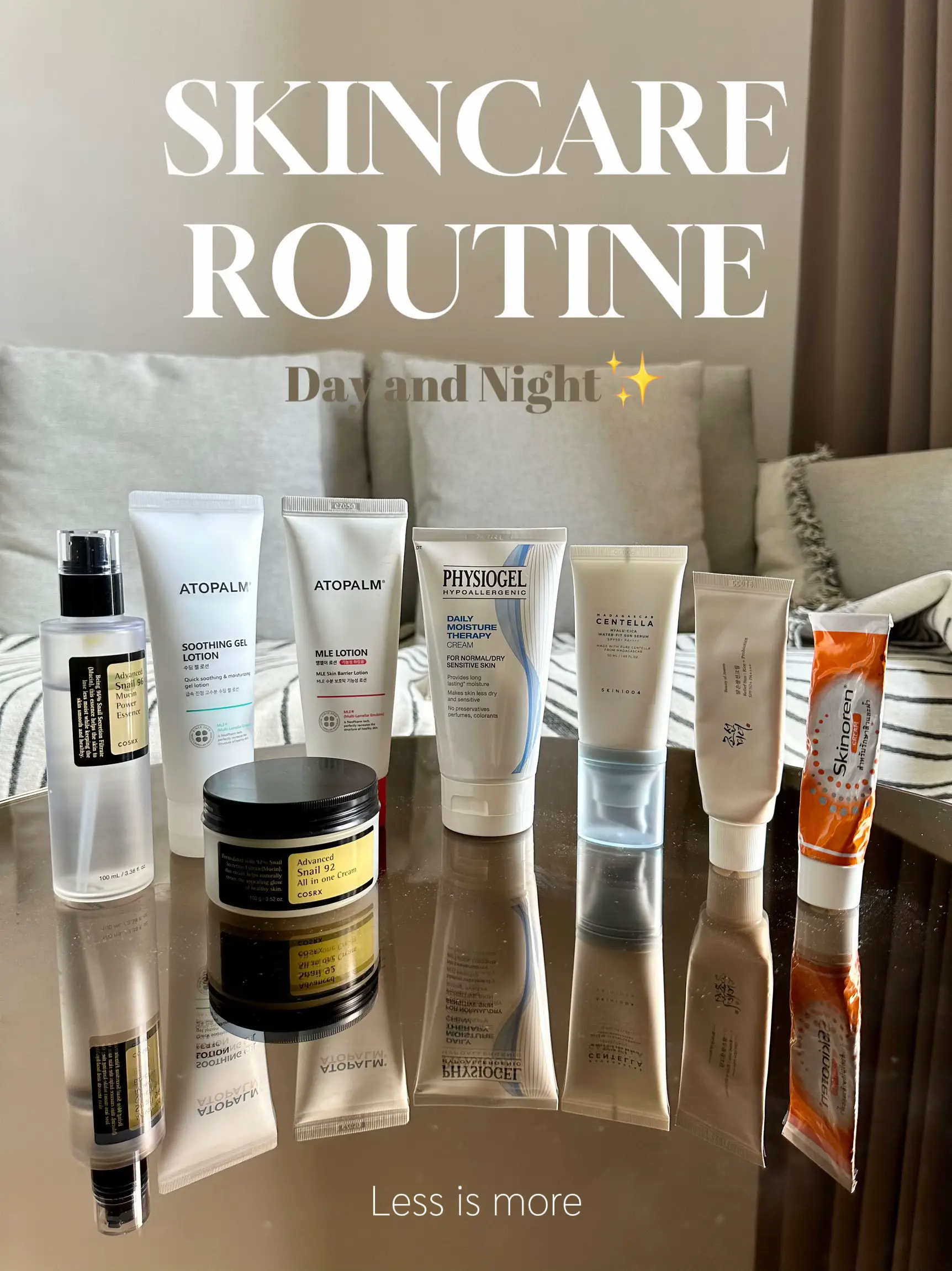 ☀️My Morning and Night Skincare Routine🌙 | แกลเลอรีที่โพสต์โดย นาทากีตู้ | Lemon8