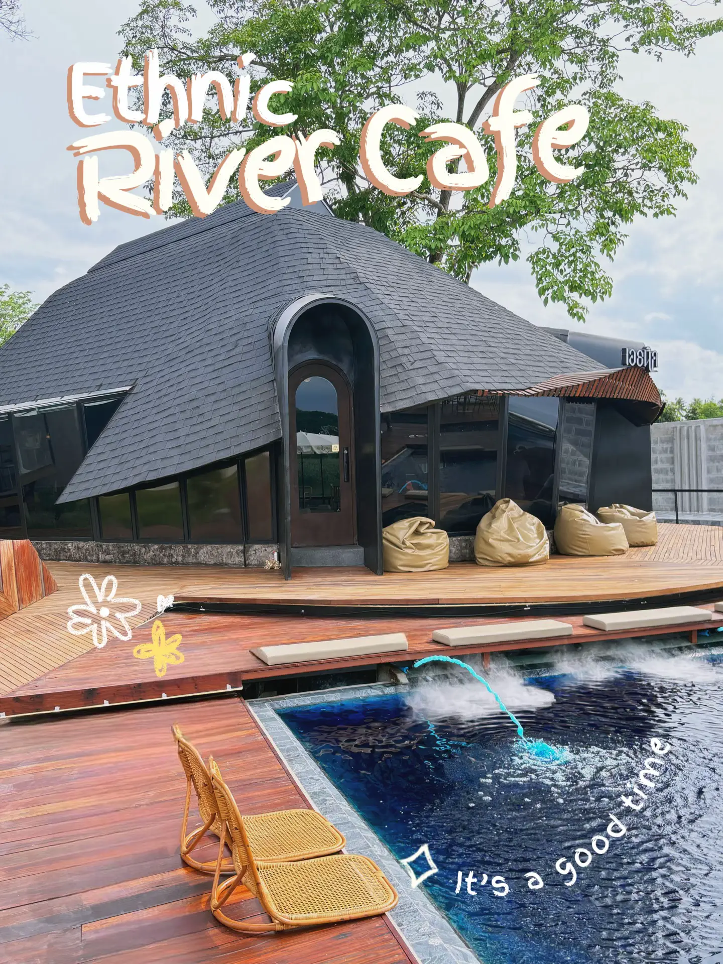 Ethnic River Cafe คาเฟ่ริมน้ำ | แกลเลอรีที่โพสต์โดย 🐽MAYTHI🐽 | Lemon8