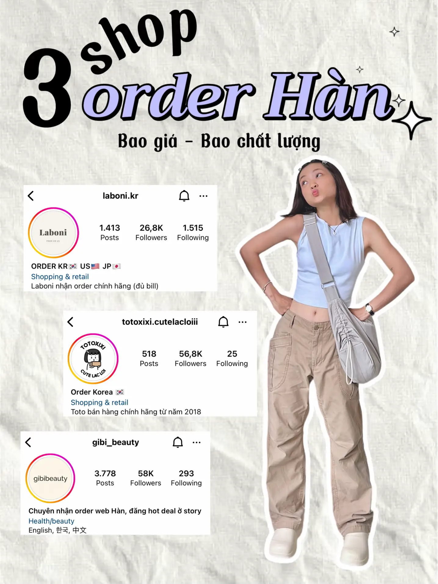 3 shop order Hàn bao giá, bao chất lượng😍 | Bộ sưu tập do neyuyud đăng ...