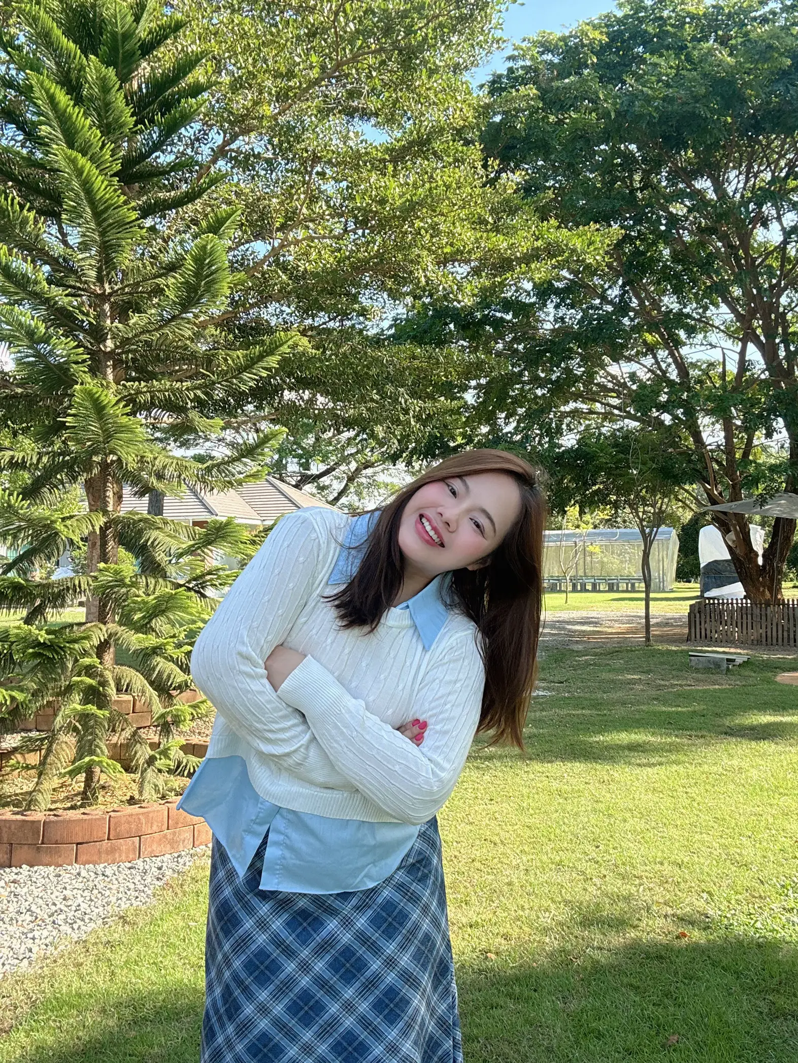 Outfit Idea แต่งตัวสาวอวบ | แกลเลอรีที่โพสต์โดย Thanatthorn Chu | Lemon8