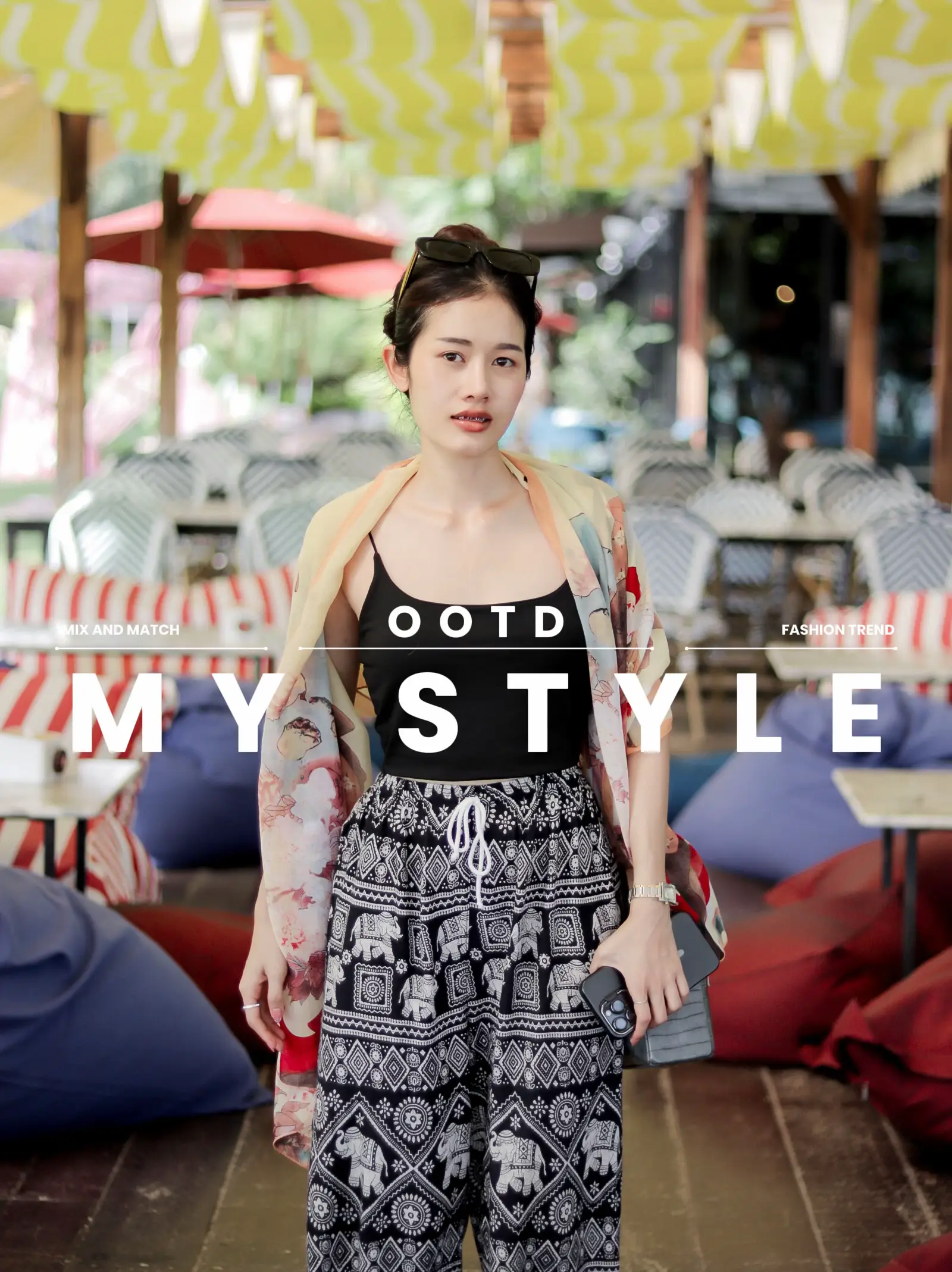 OOTD แบบชิวๆไม่เยอะก็ดูดีได้‼️🖤 | แกลเลอรีที่โพสต์โดย Tanny🤩🌟 | Lemon8