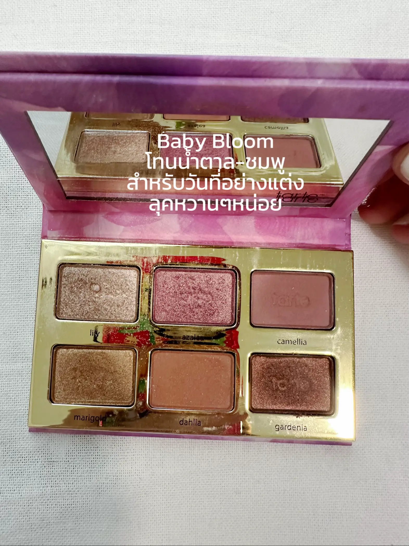 💕เปิดกรุ eye shadow palette ของ Tarte 3 โทน 3 สไตล์ | แกลเลอรีที่โพสต์โดย Kade.journal🍃 🏻 | Lemon8